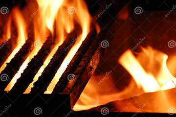 Fire Grill stock image. Image of backyard, black, charcoal - 7195107
