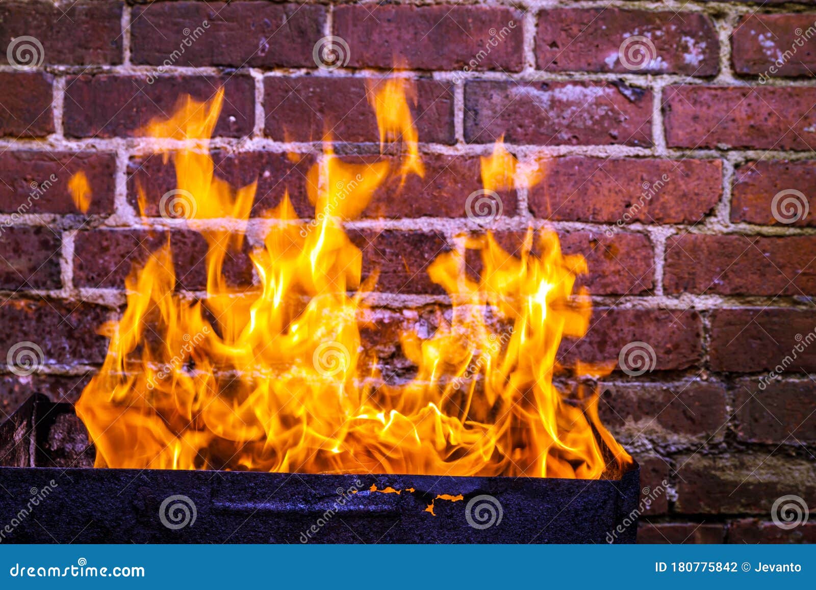 Red Brick Backyard Barbecue Completely Destroyed During Natural ...