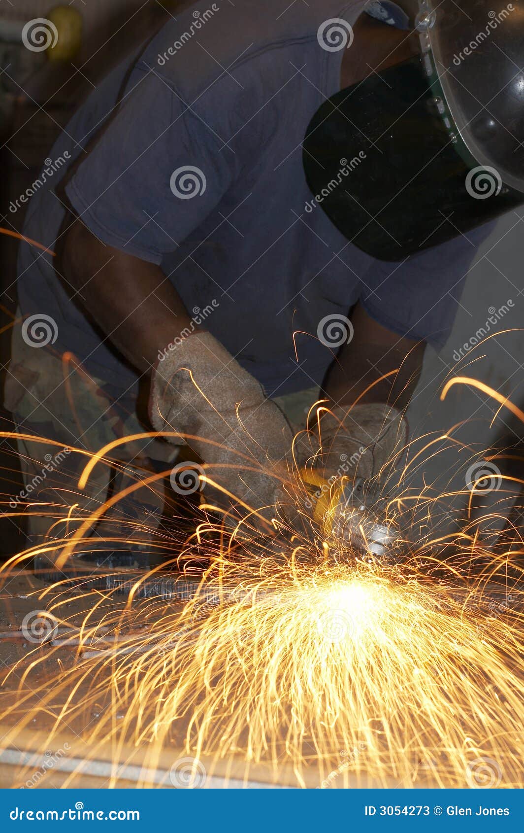 Fire grind stock image. Image of steel, shipyard, grind - 3054273