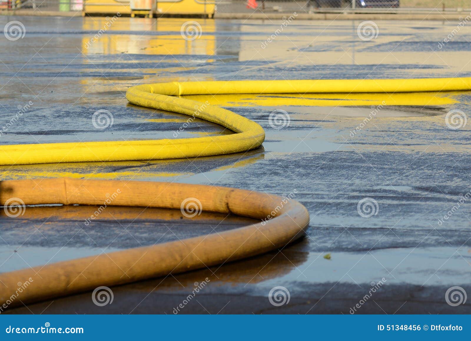 Fire Ground stock photo. Image of pipe, fireman, hose - 51348456