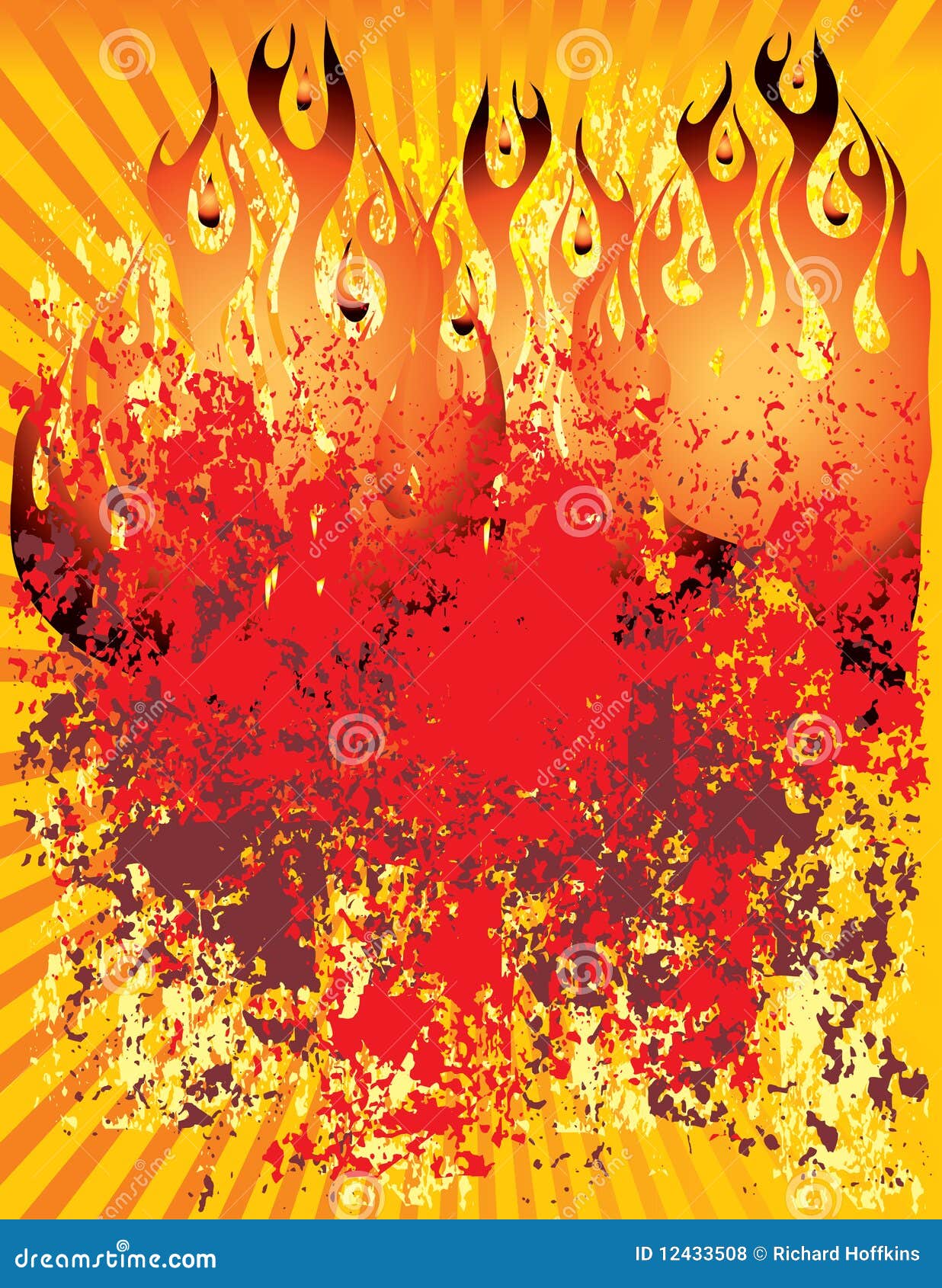 Fire Grunge Background stock illustration. Illustration of abstract ...