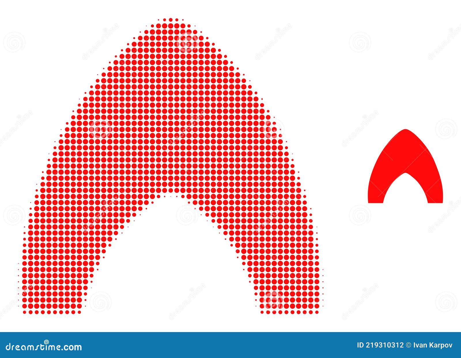 Fire Halftone Dot Icon stock vector. Illustration of eraser - 219310312
