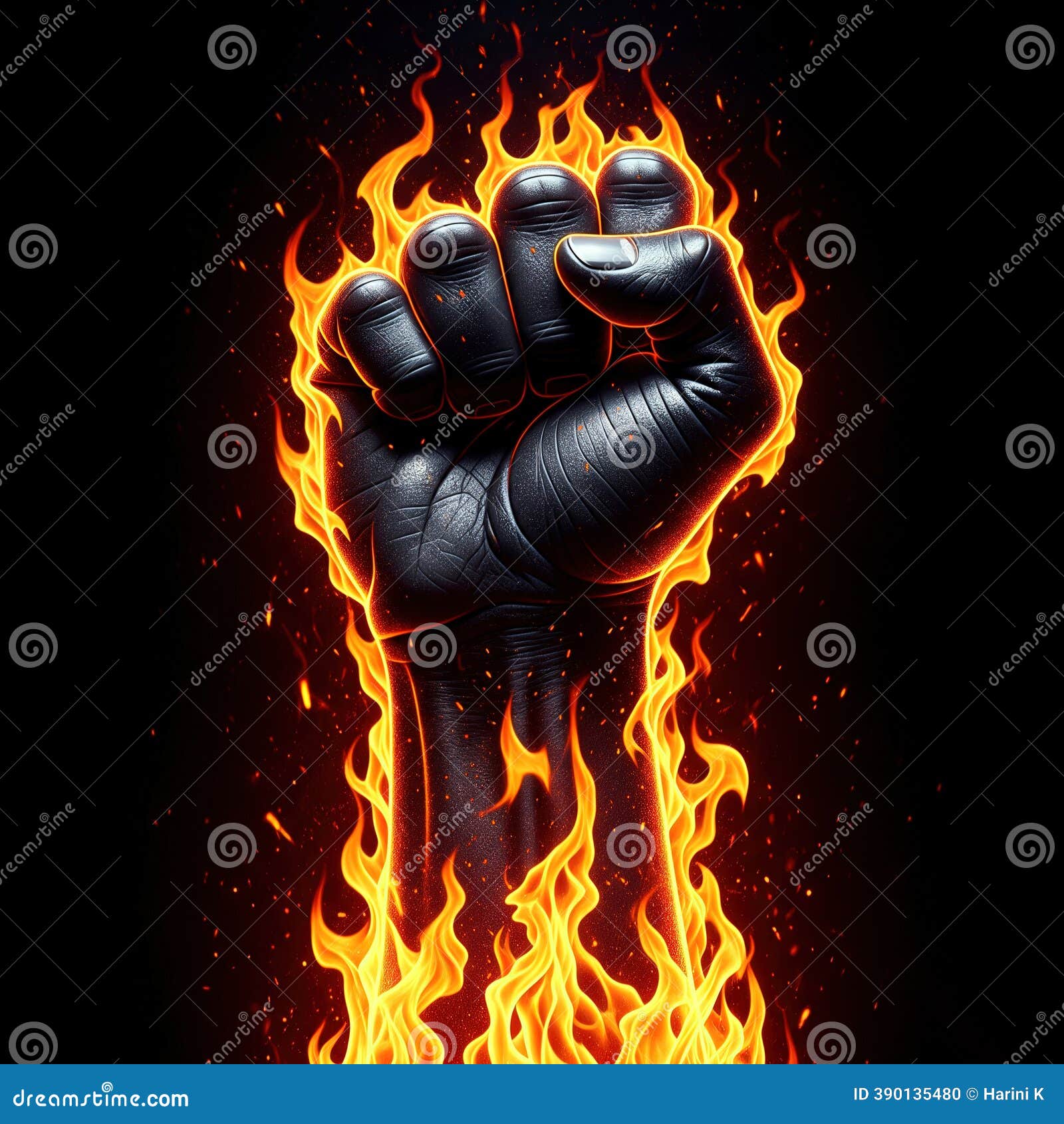 Fire Ant. Hand Drawing Realistic Illustration. Royalty-Free Stock Image ...