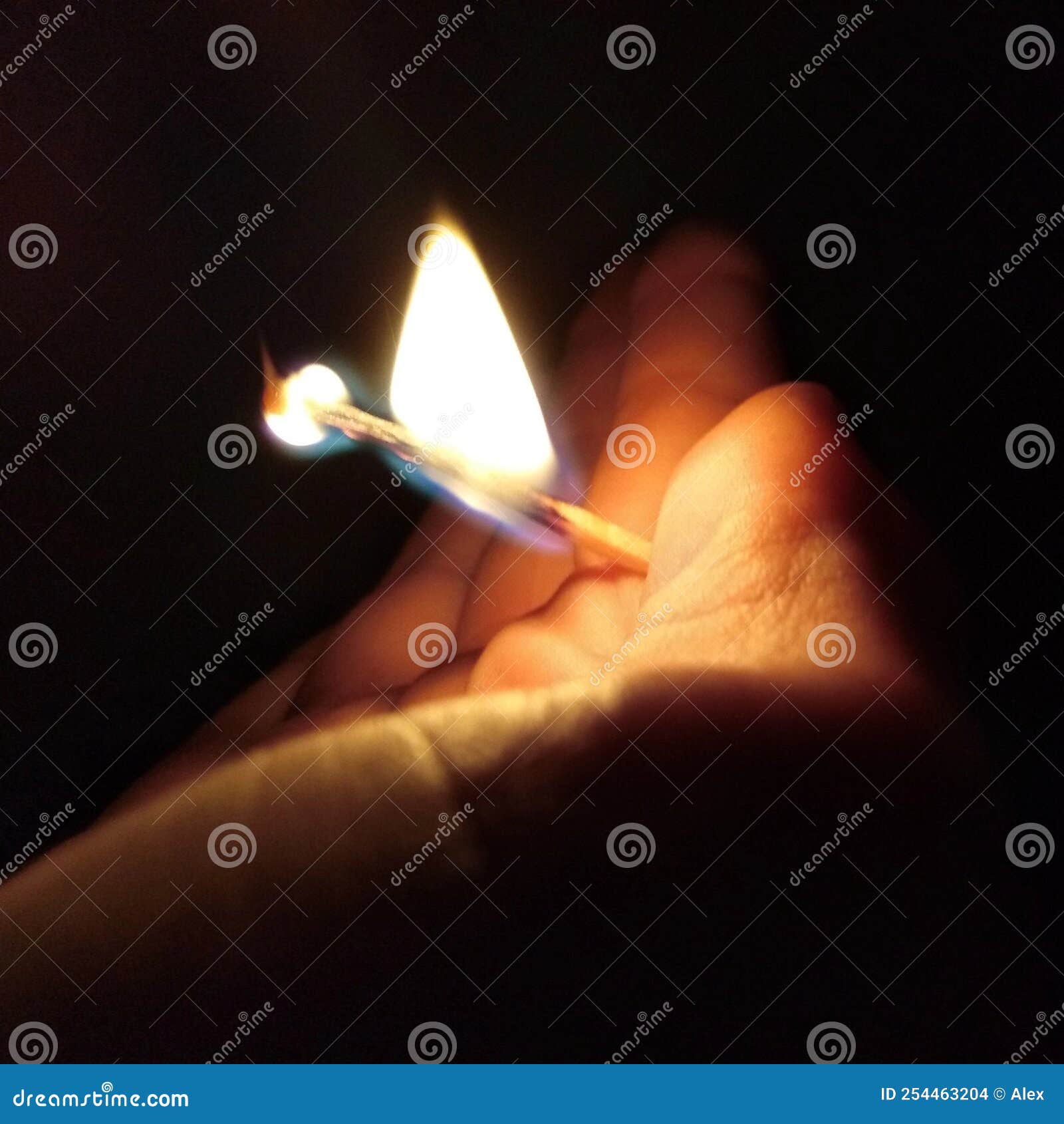 Fire in Hand. Burn To Light People& X27;s Hearts Stock Photo - Image of ...