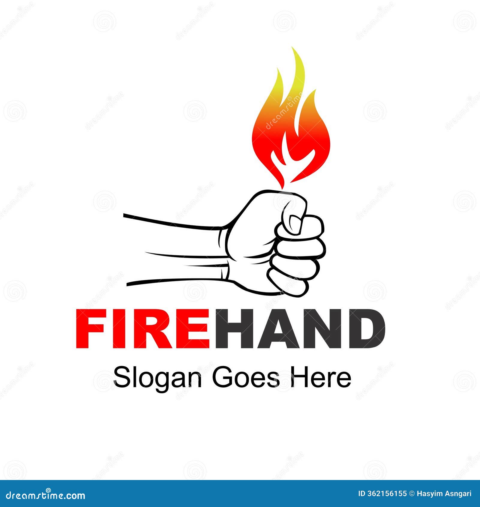 Fire Hand Pointing Finger Gesture Symbol Cartoon Illustration Vector | CartoonDealer.com #356713812