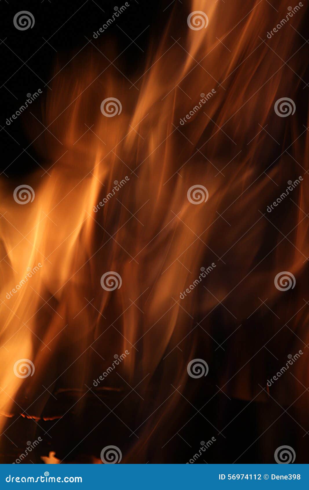 Fire stock photo. Image of isolated, blaze, embers, glow - 56974112