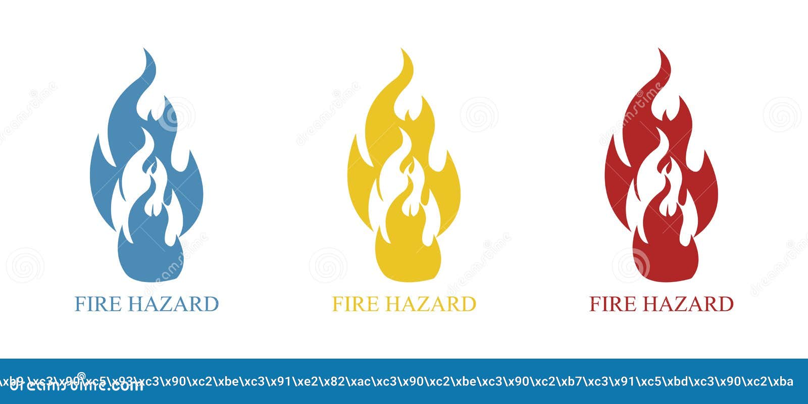 Fire Hazard Icon, Vector Illustration Stock Vector - Illustration of ...