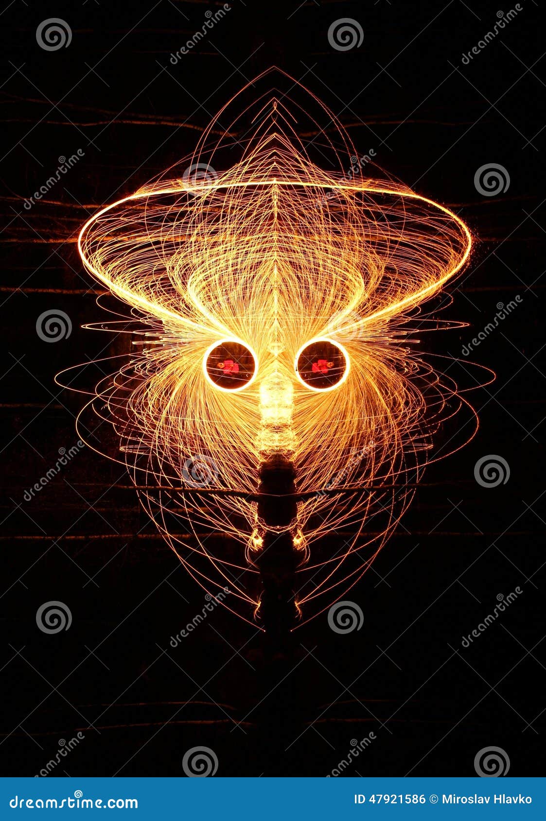 Fire head stock photo. Image of dark, night, bonfire - 47921586