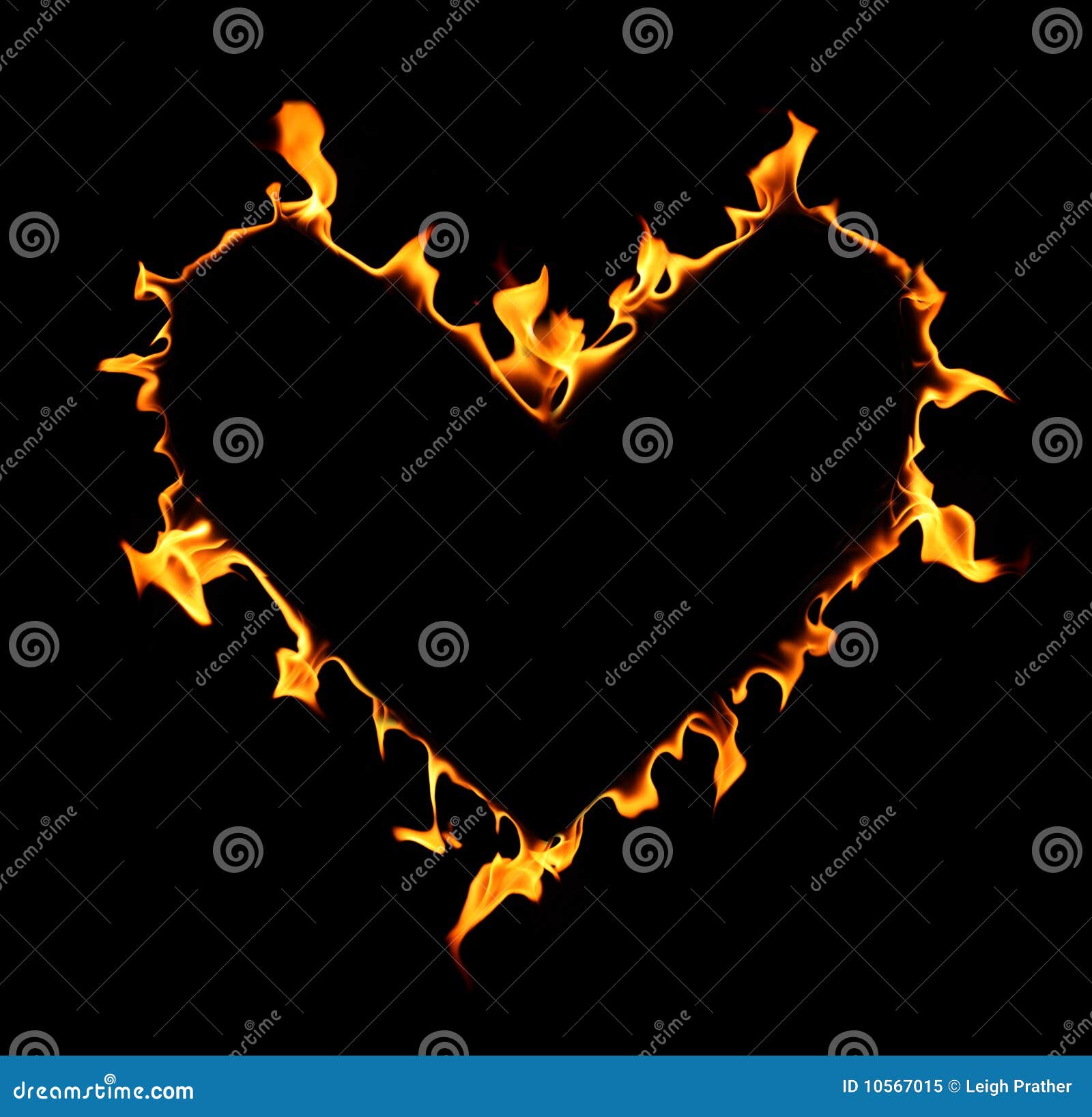 Fire heart stock image. Image of danger, beautiful, closeup - 10567015