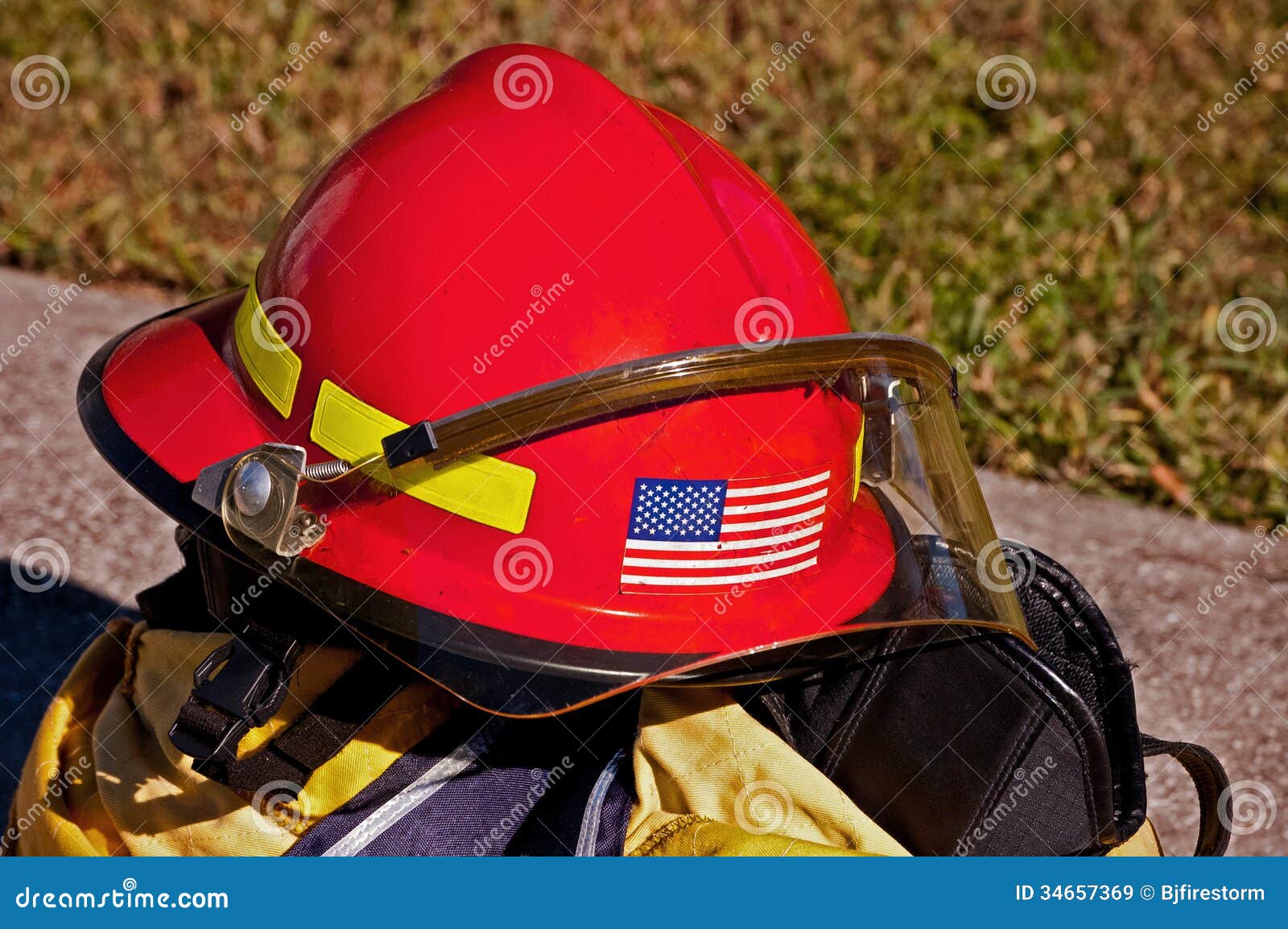 Fire Helmet stock image. Image of danger, firemen, volunteer - 34657369