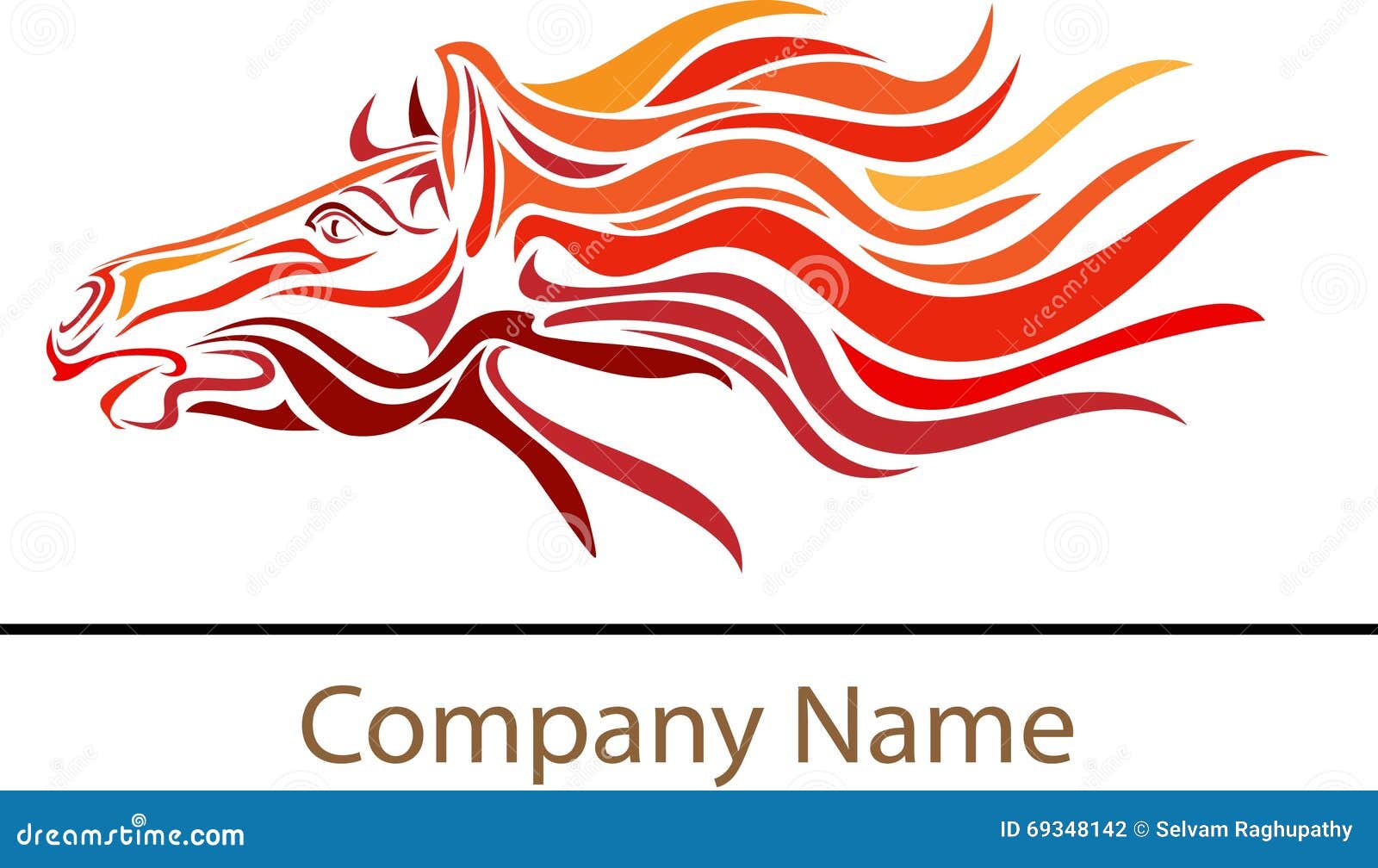 Fire Horse Stock Image | CartoonDealer.com #29166421