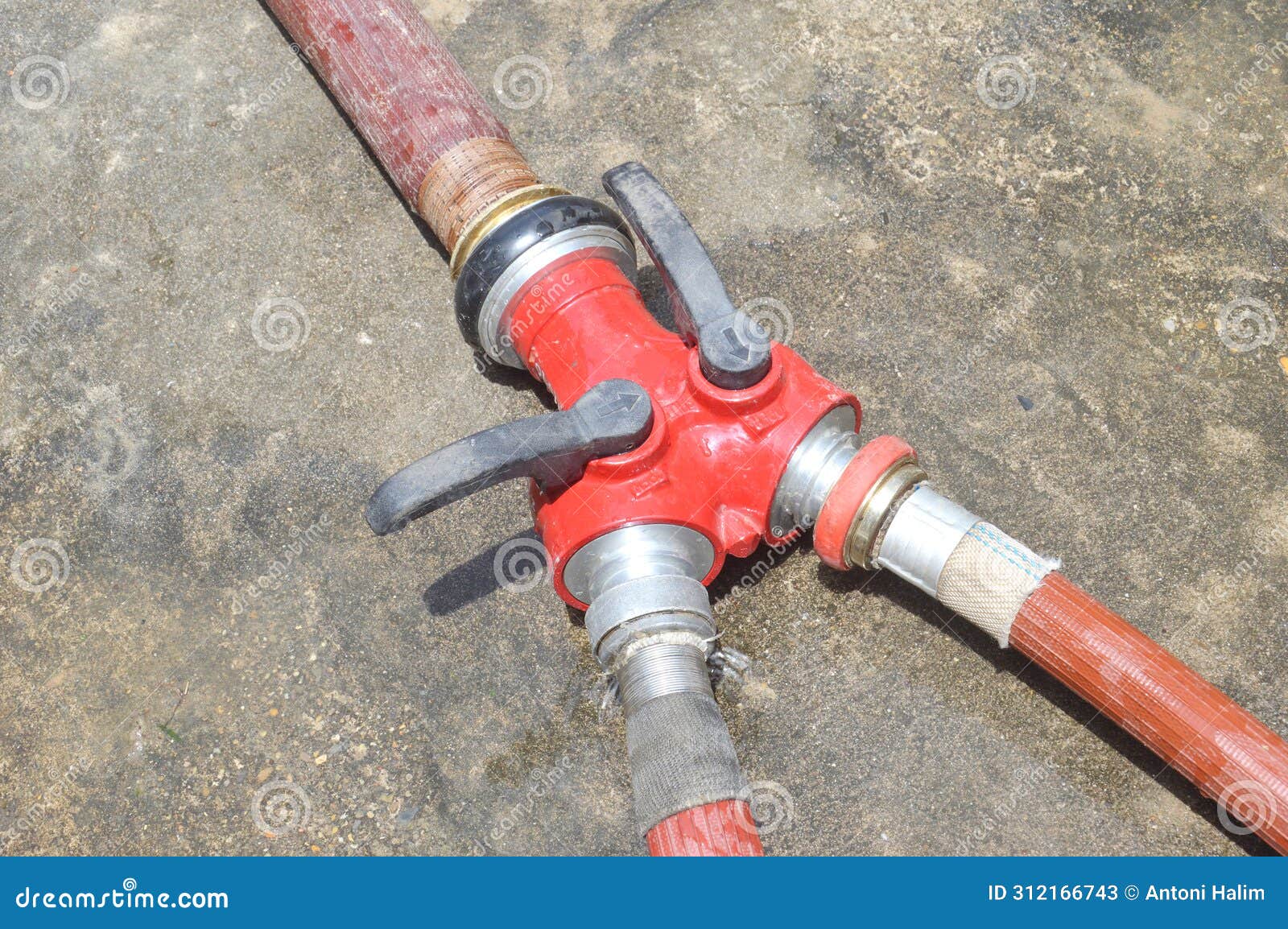 Fire hose stock image. Image of fighting, extinguisher - 312166743