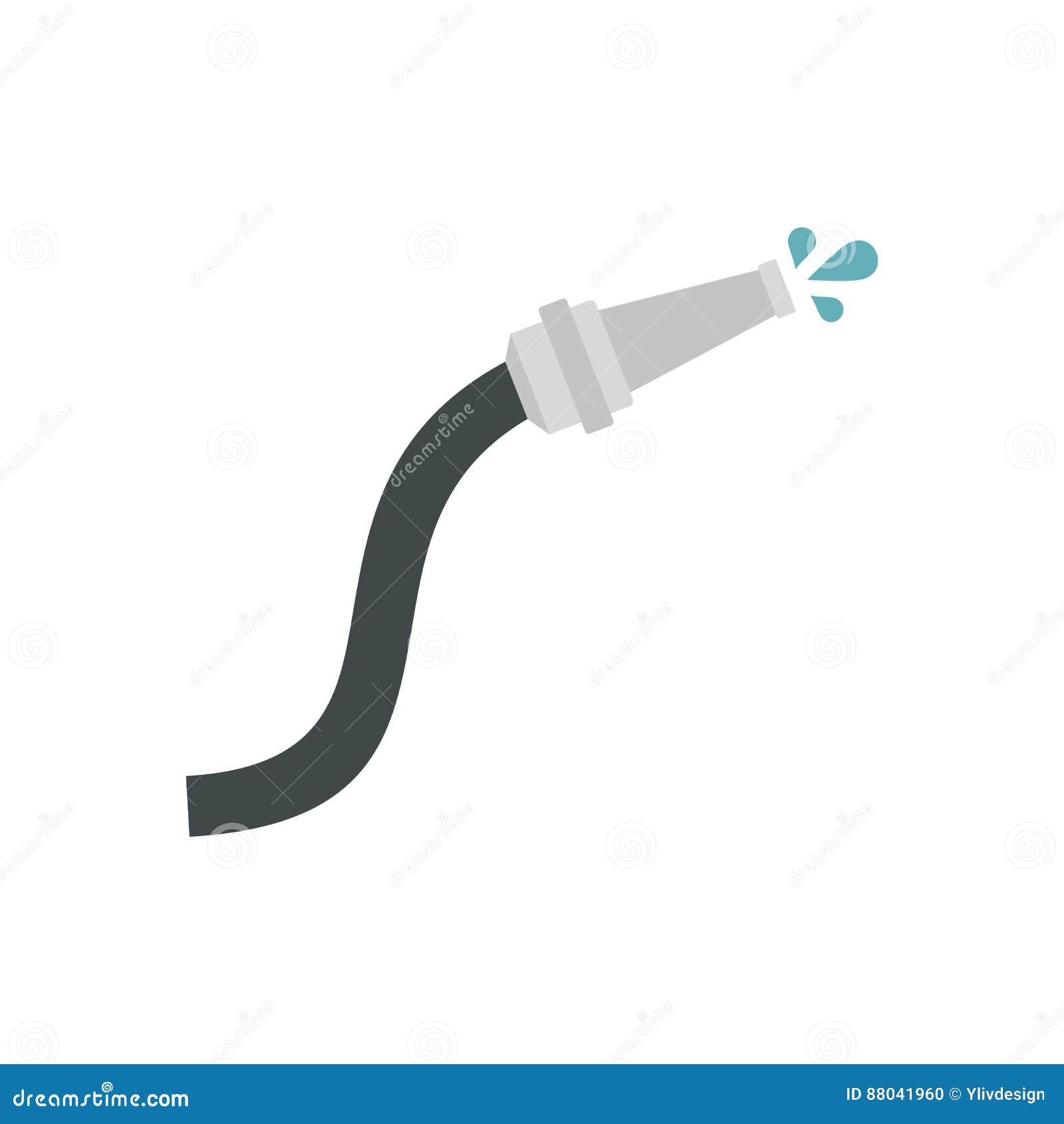 Fire Hose Icon, Flat Style Vector Illustration | CartoonDealer.com ... Fire Hose Icon, Flat Style Vector Illustration | CartoonDealer.com ...