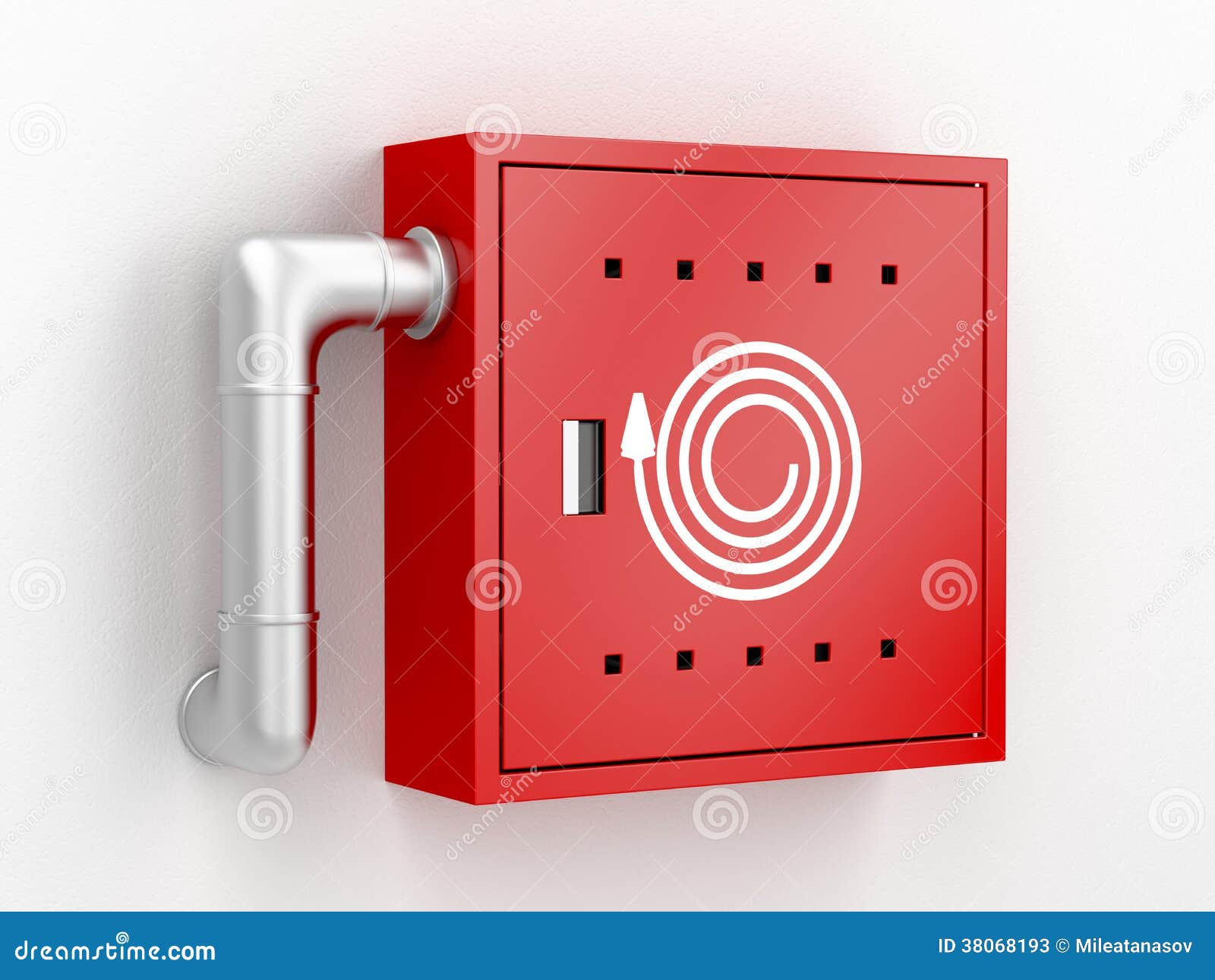 Fire Cabinet. Firefighting Set. Fire Equipment. Vector Illustration ...