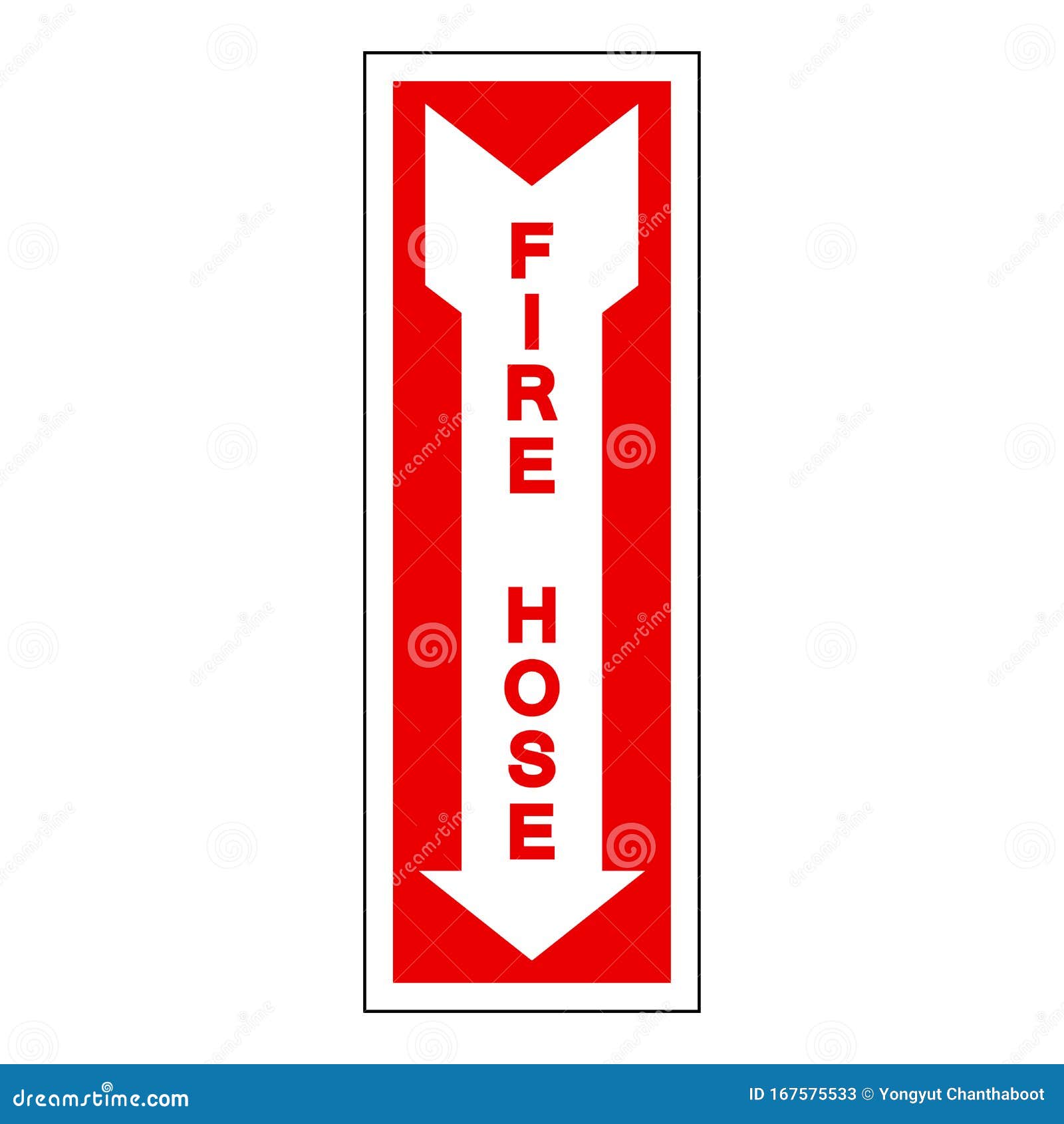 Fire Hose Symbol Sign, Vector Illustration, Isolate on White Background ...
