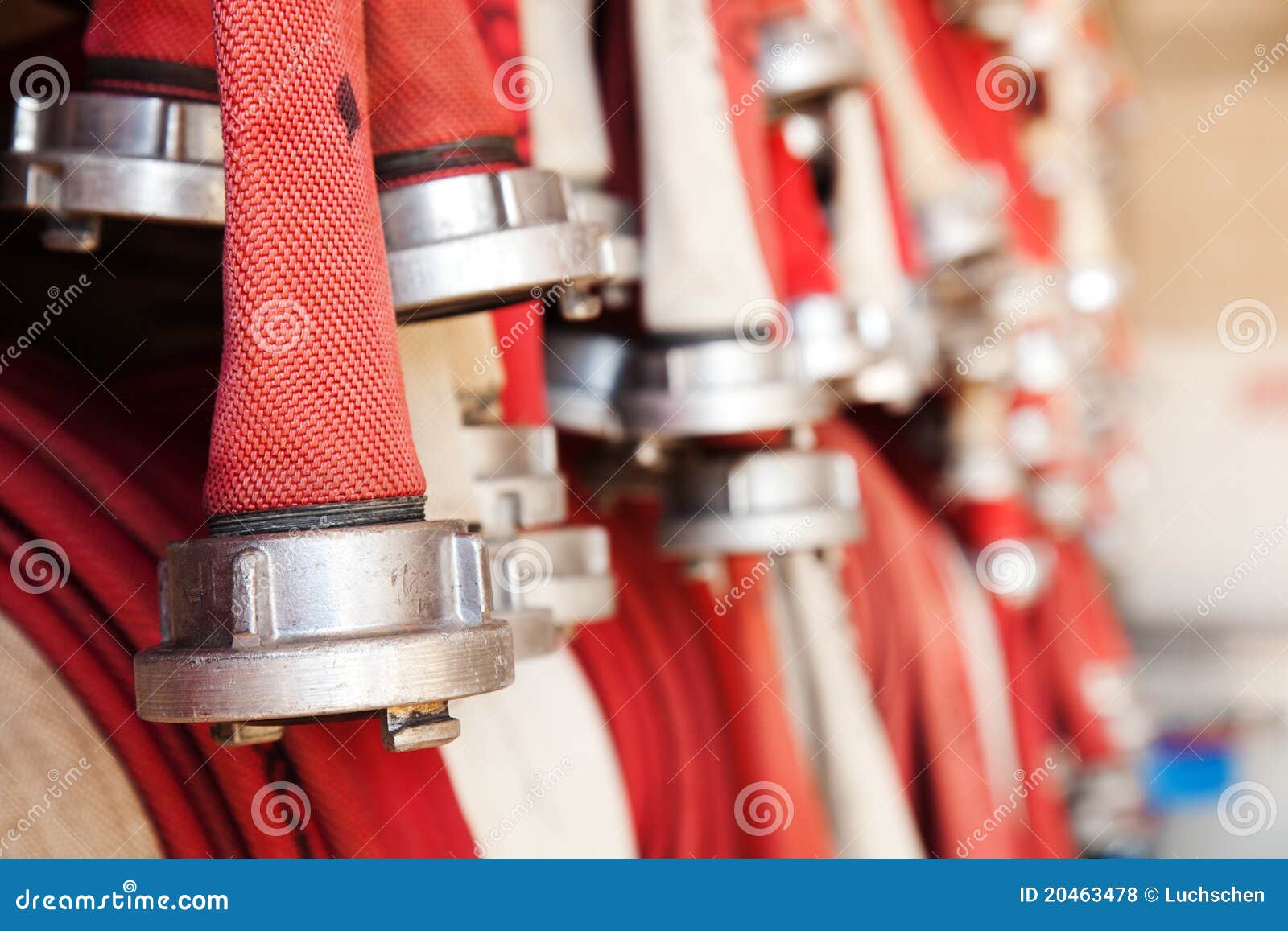 Fire hoses stock photo. Image of hose, industry, burn - 20463478