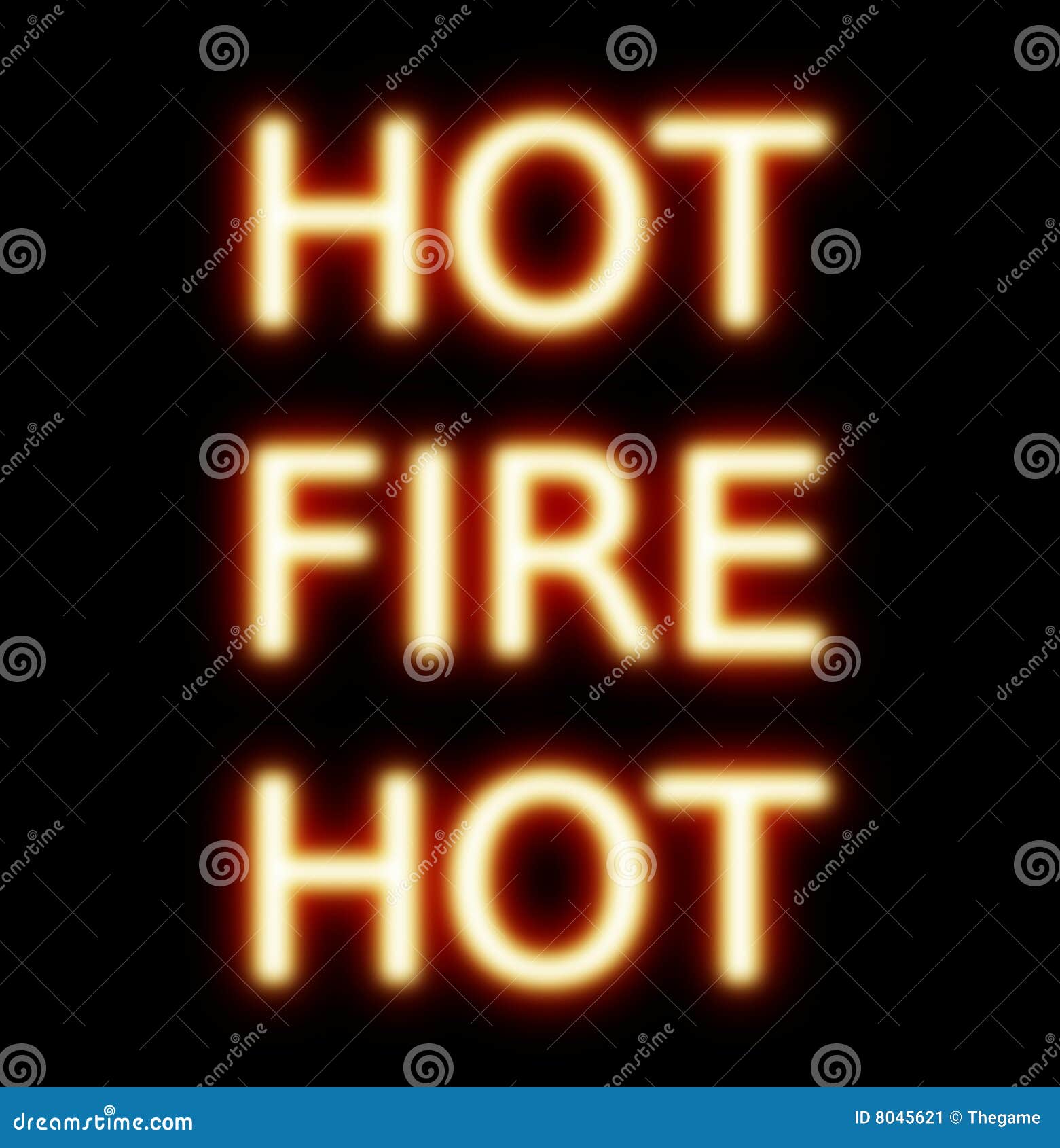 Fire Hot stock illustration. Illustration of word, words - 8045621