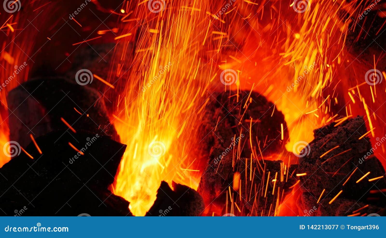 Fire in a hot stove stock image. Image of cosmos, busted - 142213077