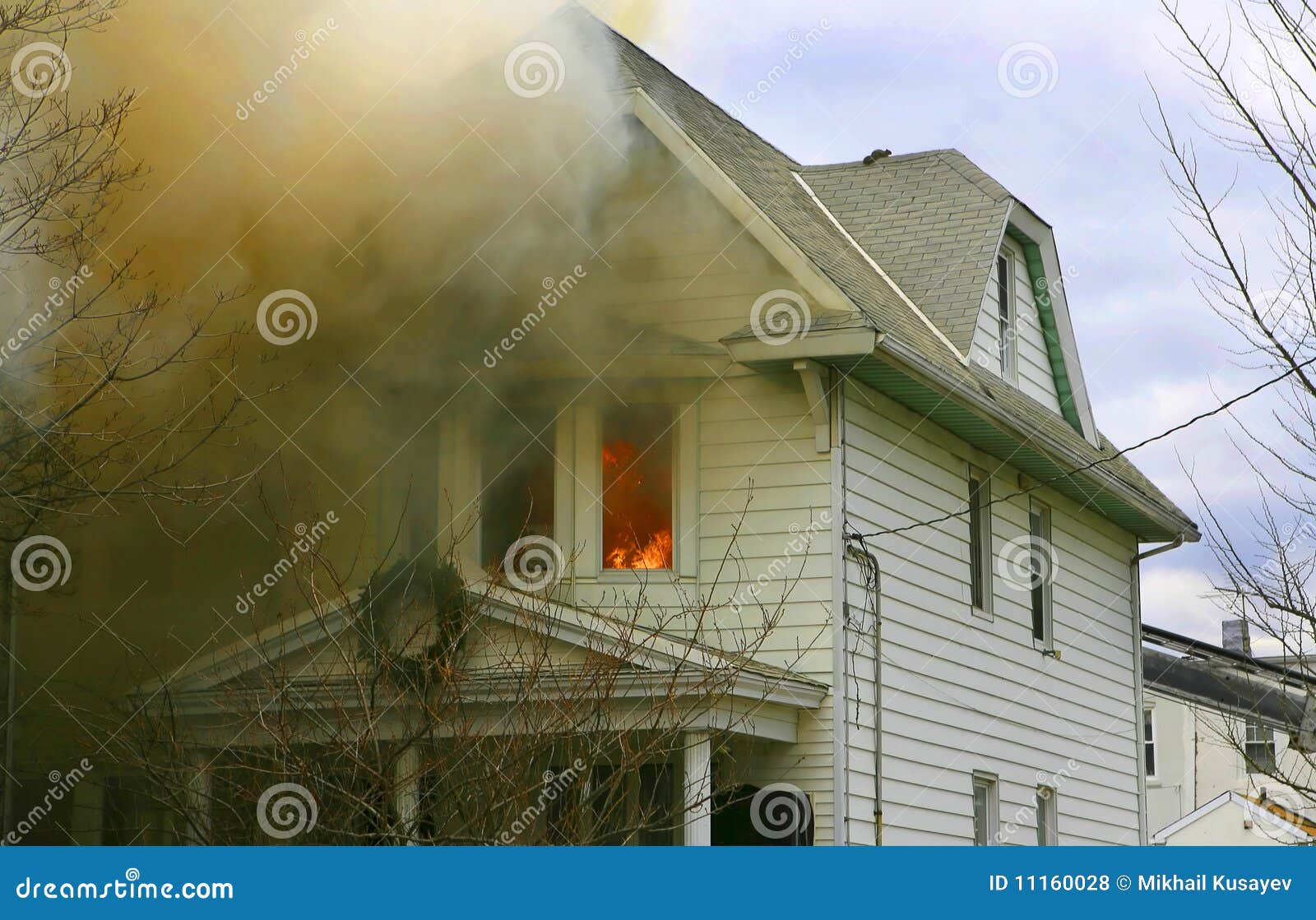 Fire house stock photo. Image of damaged, flame, doorway - 11160028