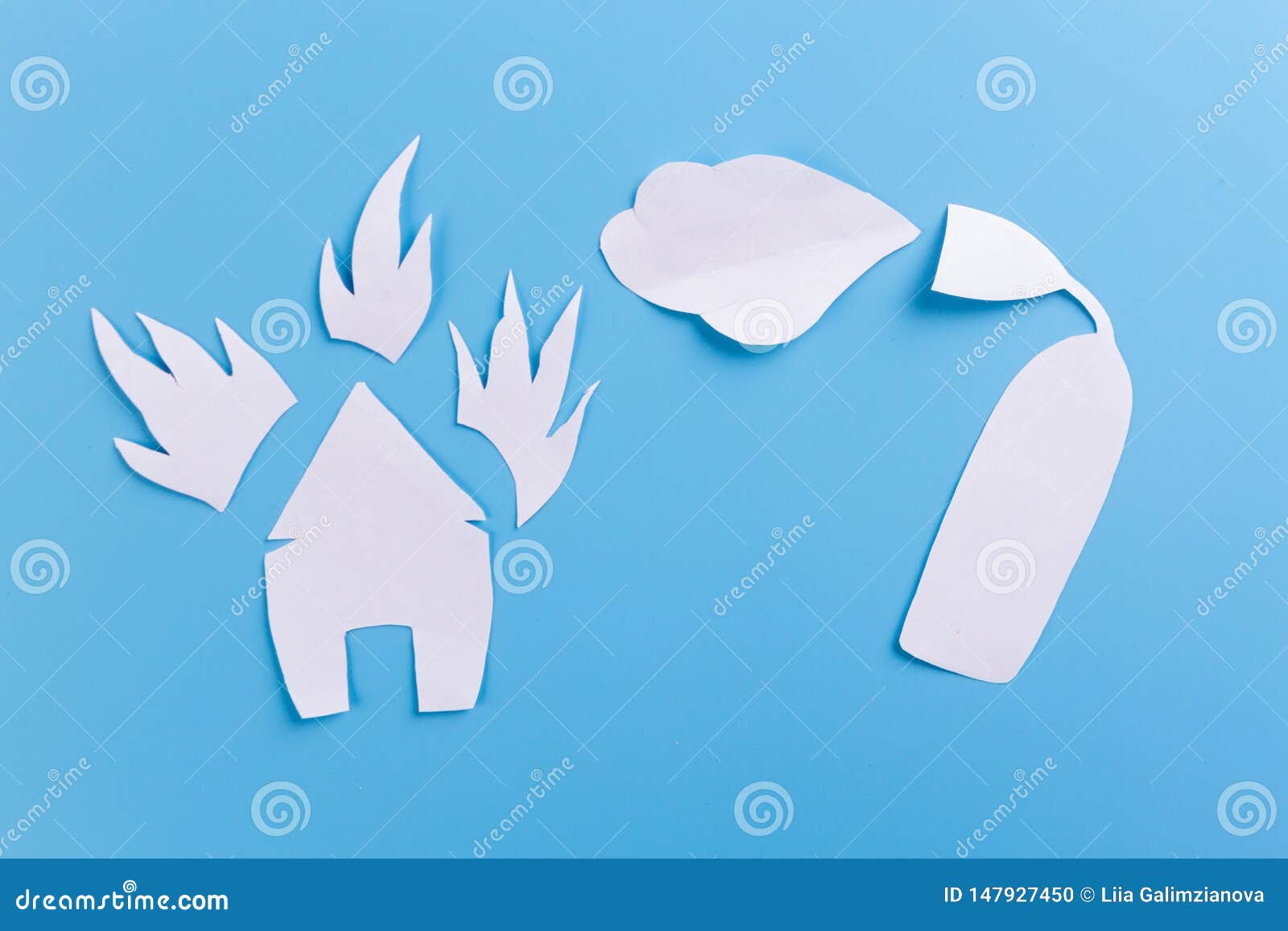 Fire in the house stock photo. Image of structure, home - 147927450