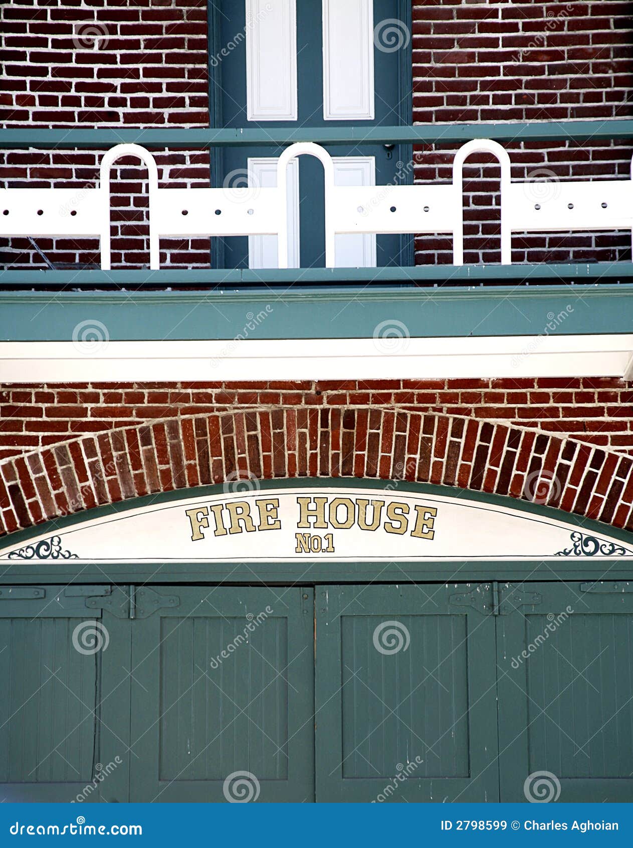 Fire House No. 1 stock image. Image of house, brick, vintage - 2798599