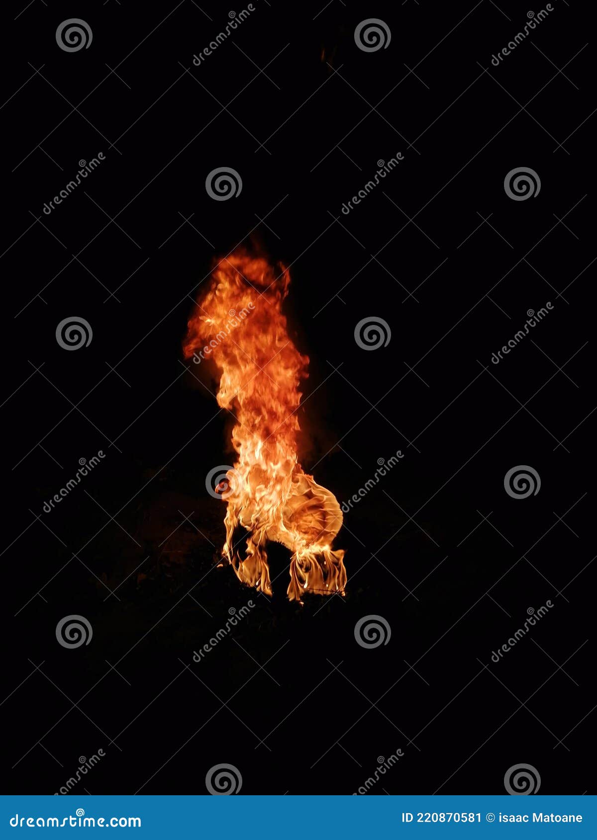 Fire in a human form stock image. Image of human, sparkler - 220870581