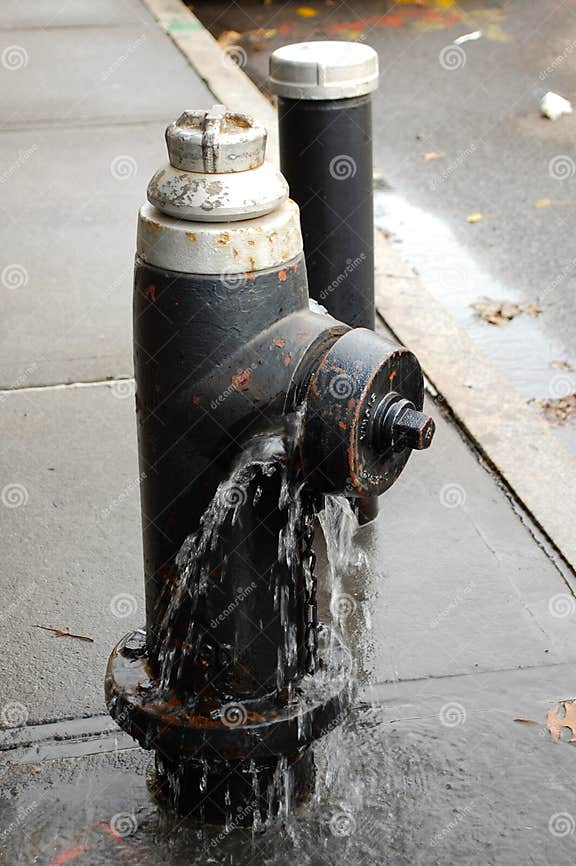 Fire Hydrant stock photo. Image of break, broken, water - 28243608