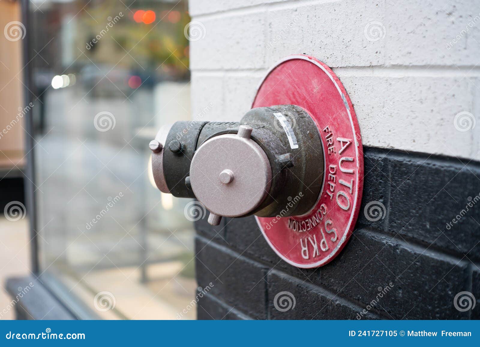 Fire Hydrant in Building Wall Stock Image - Image of wall, fire: 241727105