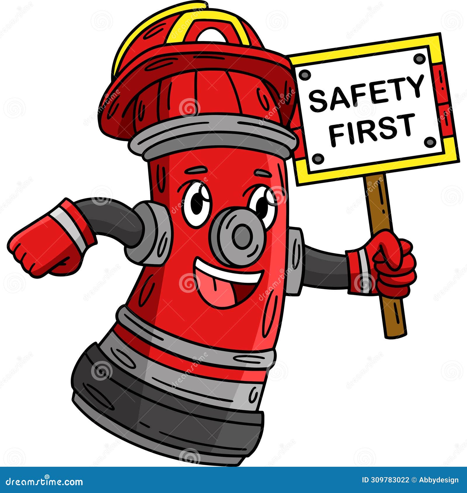 Fire Hydrant Cartoon Colored Clipart Illustration Stock Vector ...