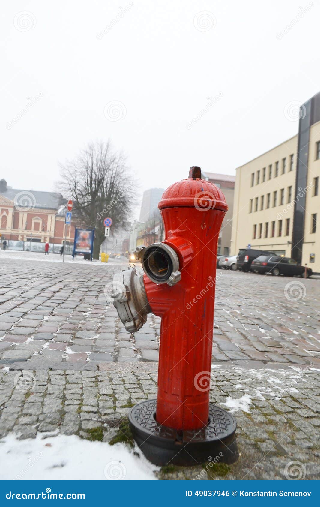 Fire hydrant. stock photo. Image of water, pavement, metal - 49037946