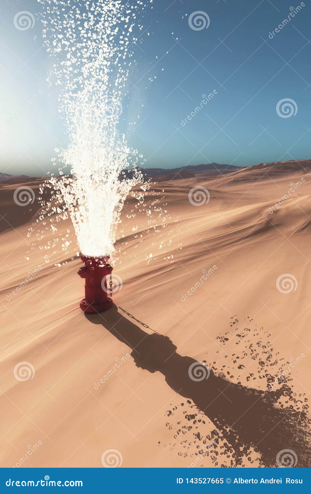 Fire hydrant in the desert stock image. Image of hydrant - 143527665