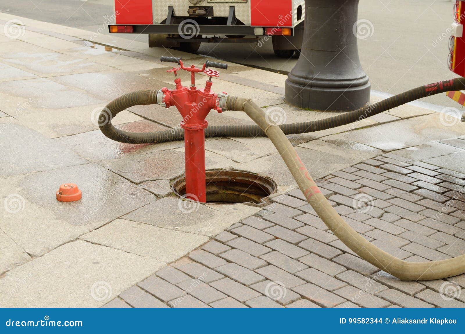 Fire Hydrant - a Device for Sampling Water. Stock Photo - Image of ...