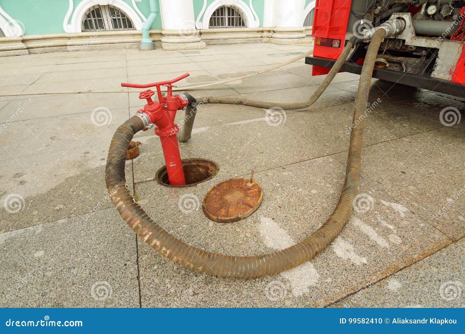 Fire Hydrant - a Device for Sampling Water. Stock Photo - Image of ...