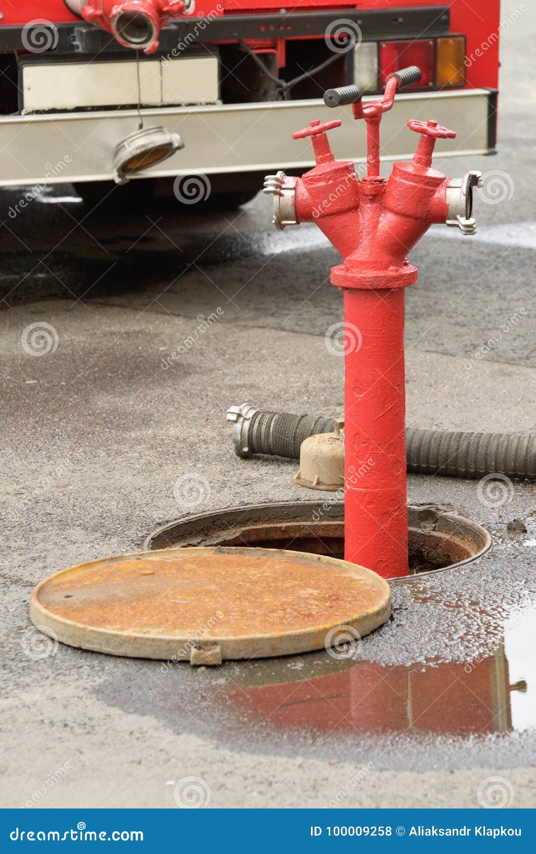 Fire Hydrant - a Device for Sampling Water. Stock Photo - Image of ...