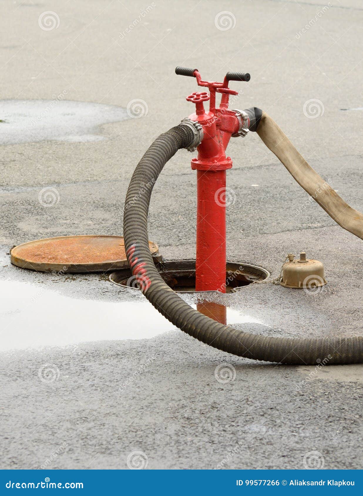 Fire Hydrant - a Device for Sampling Water. Stock Photo - Image of ...