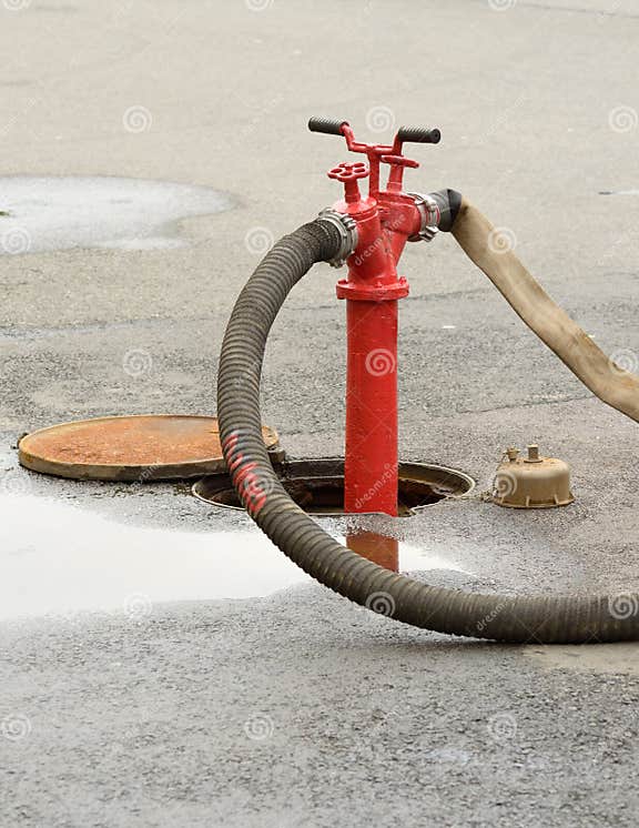 Fire Hydrant - a Device for Sampling Water. Stock Photo - Image of ...