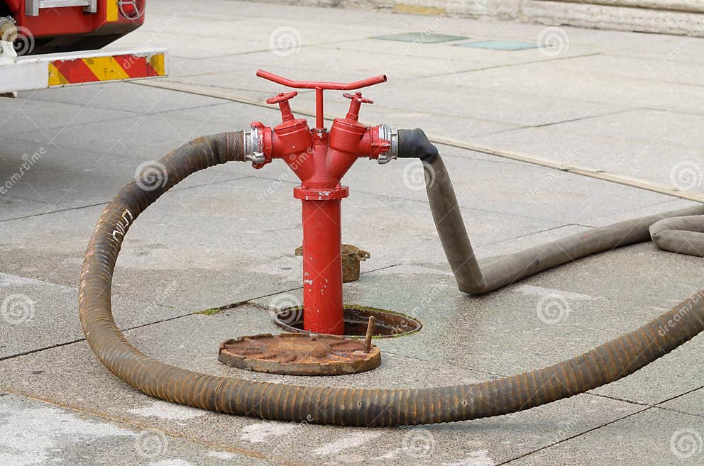 Fire Hydrant - a Device for Sampling Water. Stock Photo - Image of plug ...