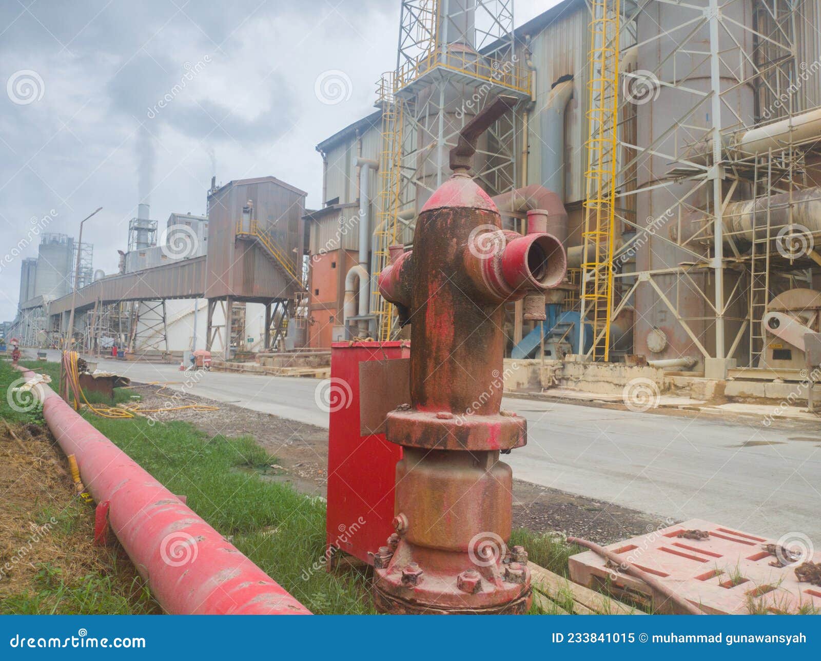 Fire Hydrant in the Factory Serves As an Anticipation in Case of Fire ...