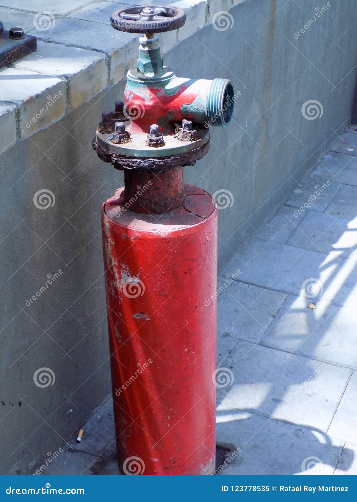 Fire hydrant-Gibraltar stock image. Image of street - 123778535