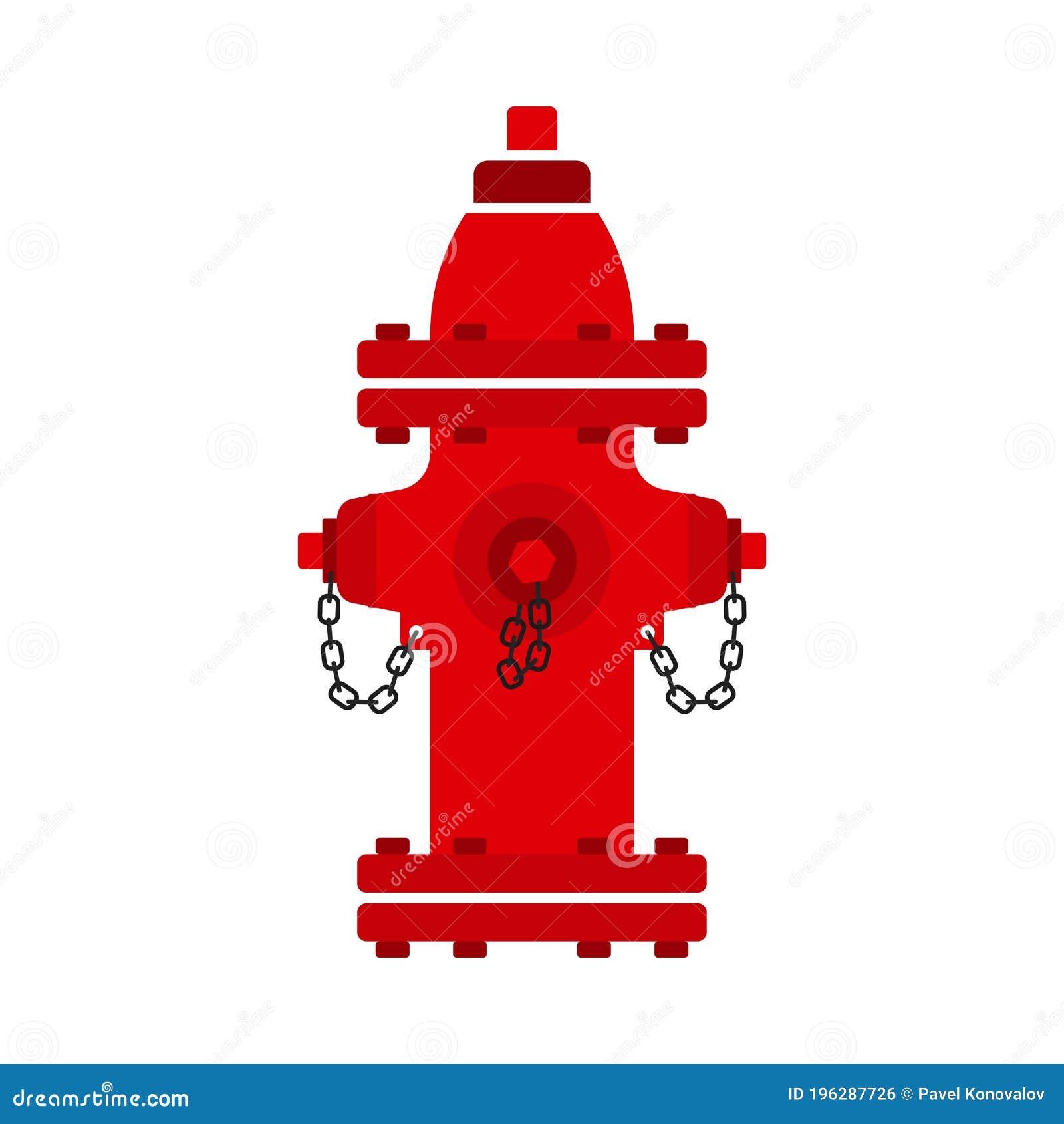 Fire Hydrant Icon stock vector. Illustration of hydrant - 196287726