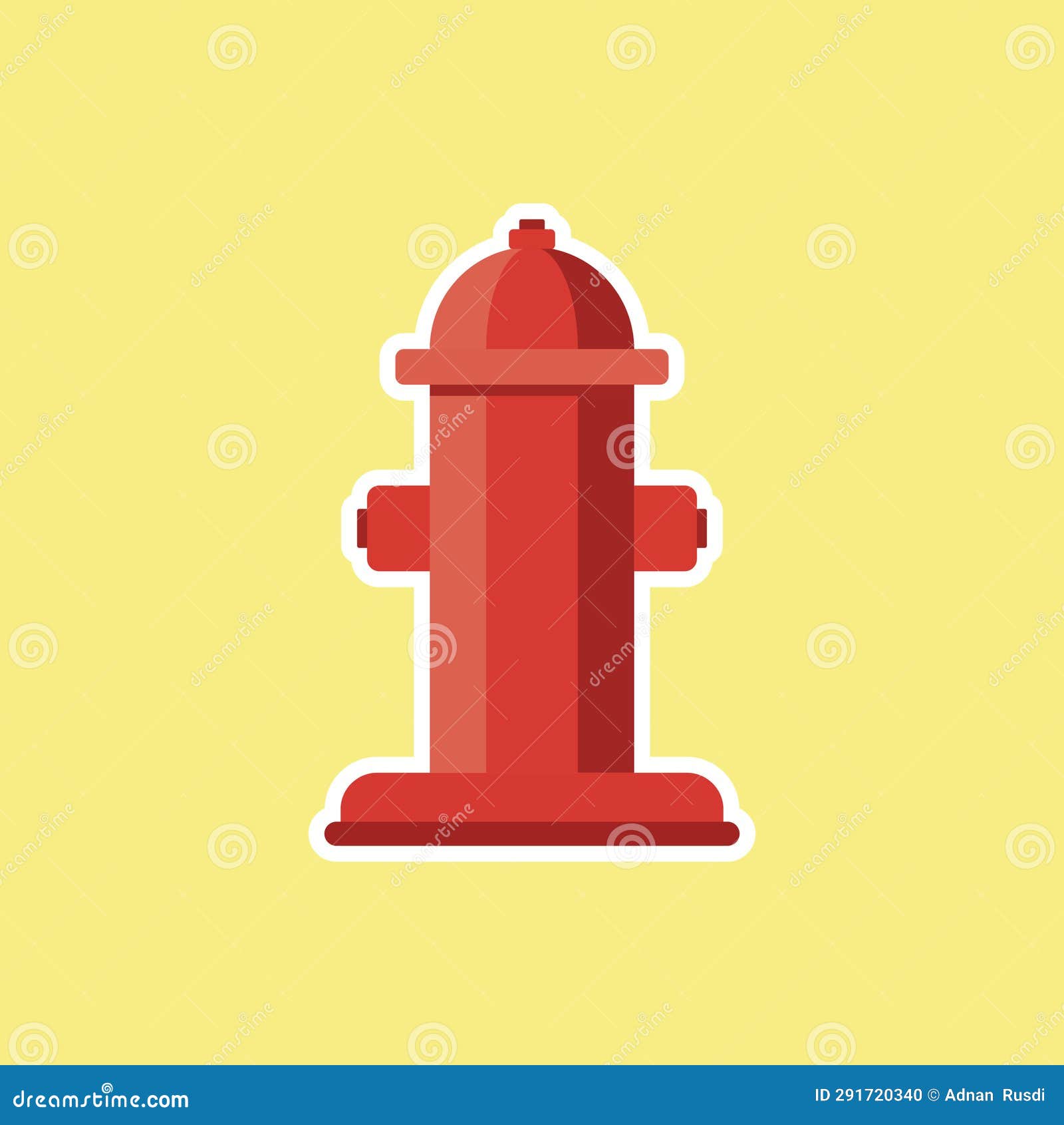 Fire Hydrant Icon Flat Design Style. Fire Hydrant Simple Logo. Modern ...