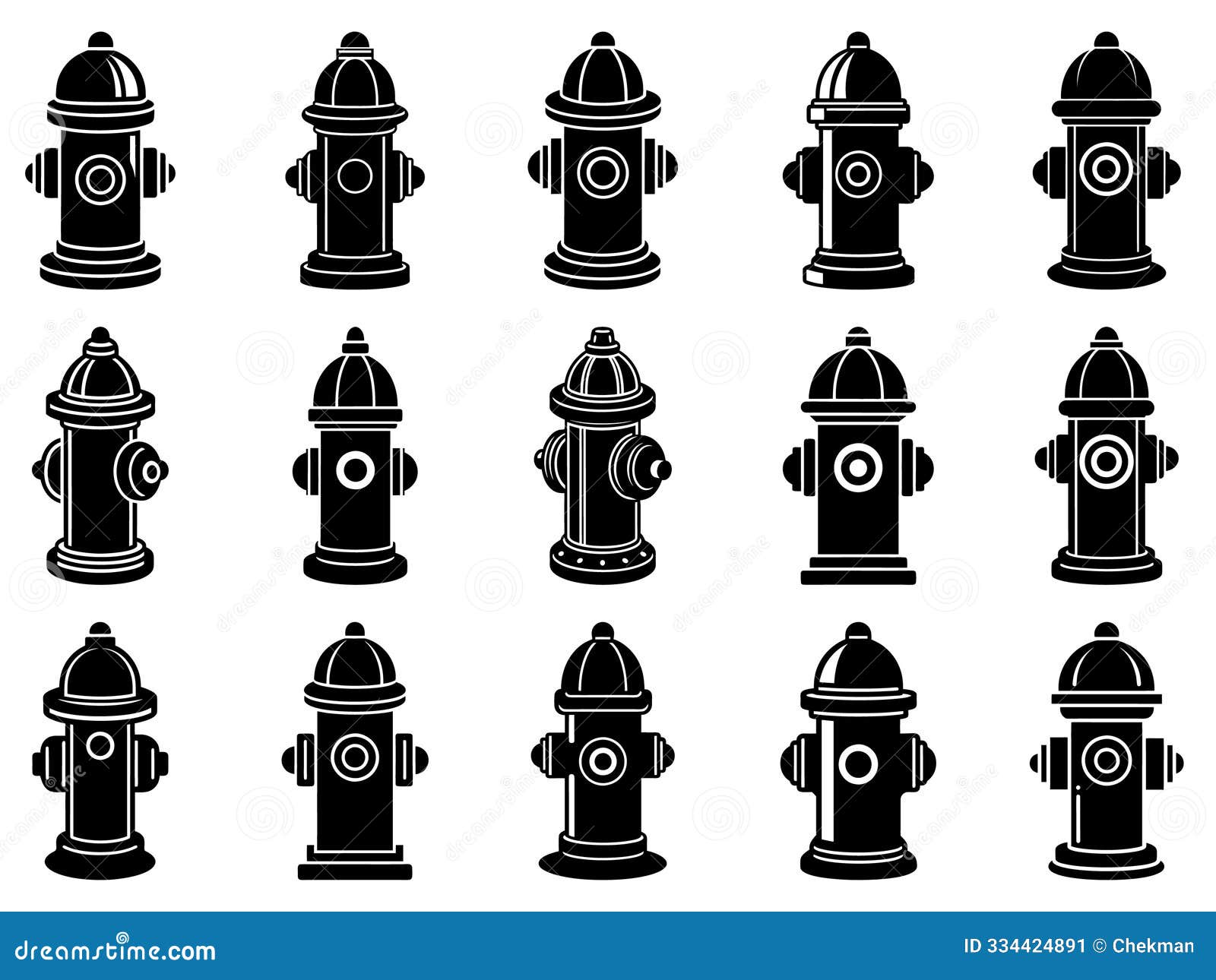 Set Fire Hydrant, No Fire, Extinguisher, Firefighter Axe, Helmet, And ...