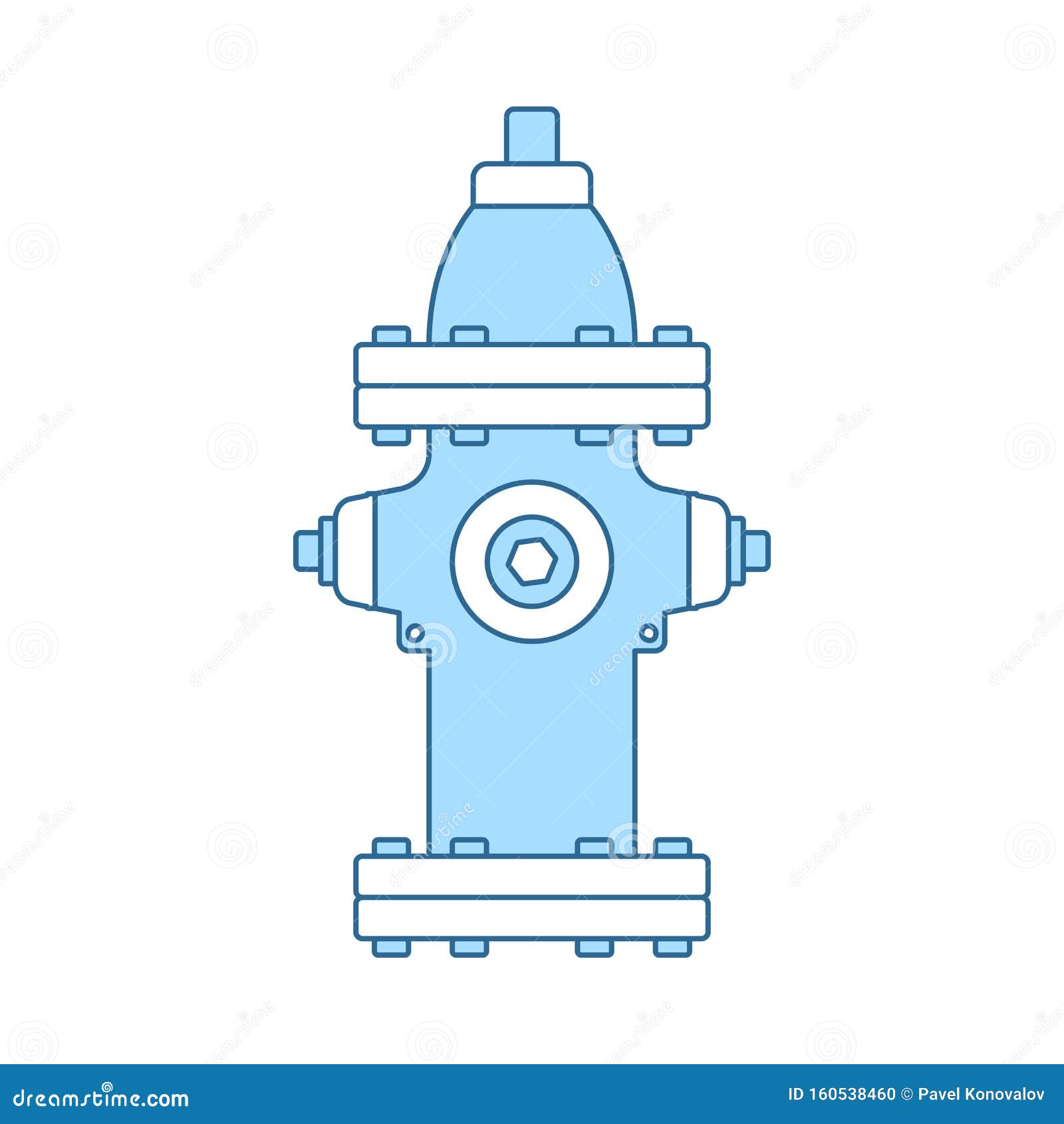 Fire Hydrant Icon stock vector. Illustration of firefighter - 160538460