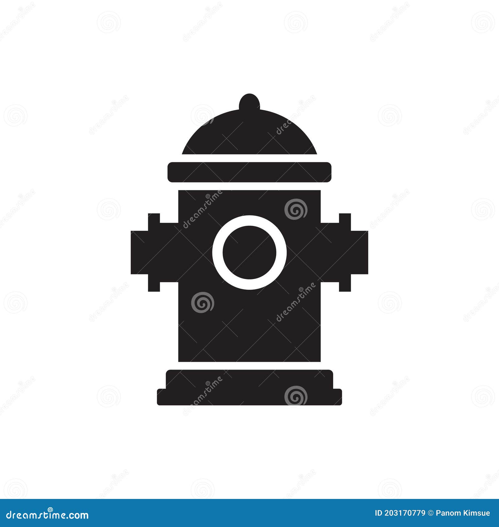 Fire Hydrant Icon Vector for Graphic Design, Logo, Web Site, Social ...