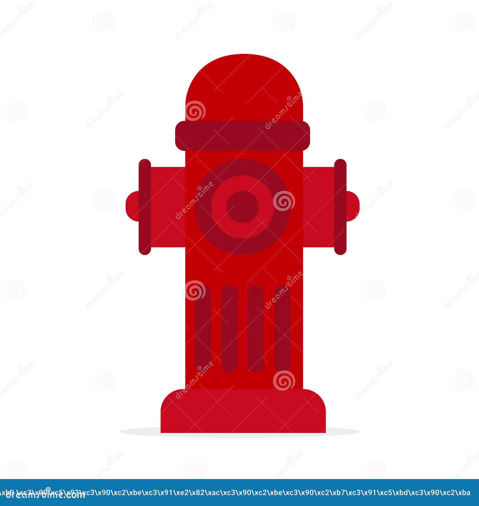 Fire Hydrant Icon, Vector Illustration Stock Vector - Illustration of ...