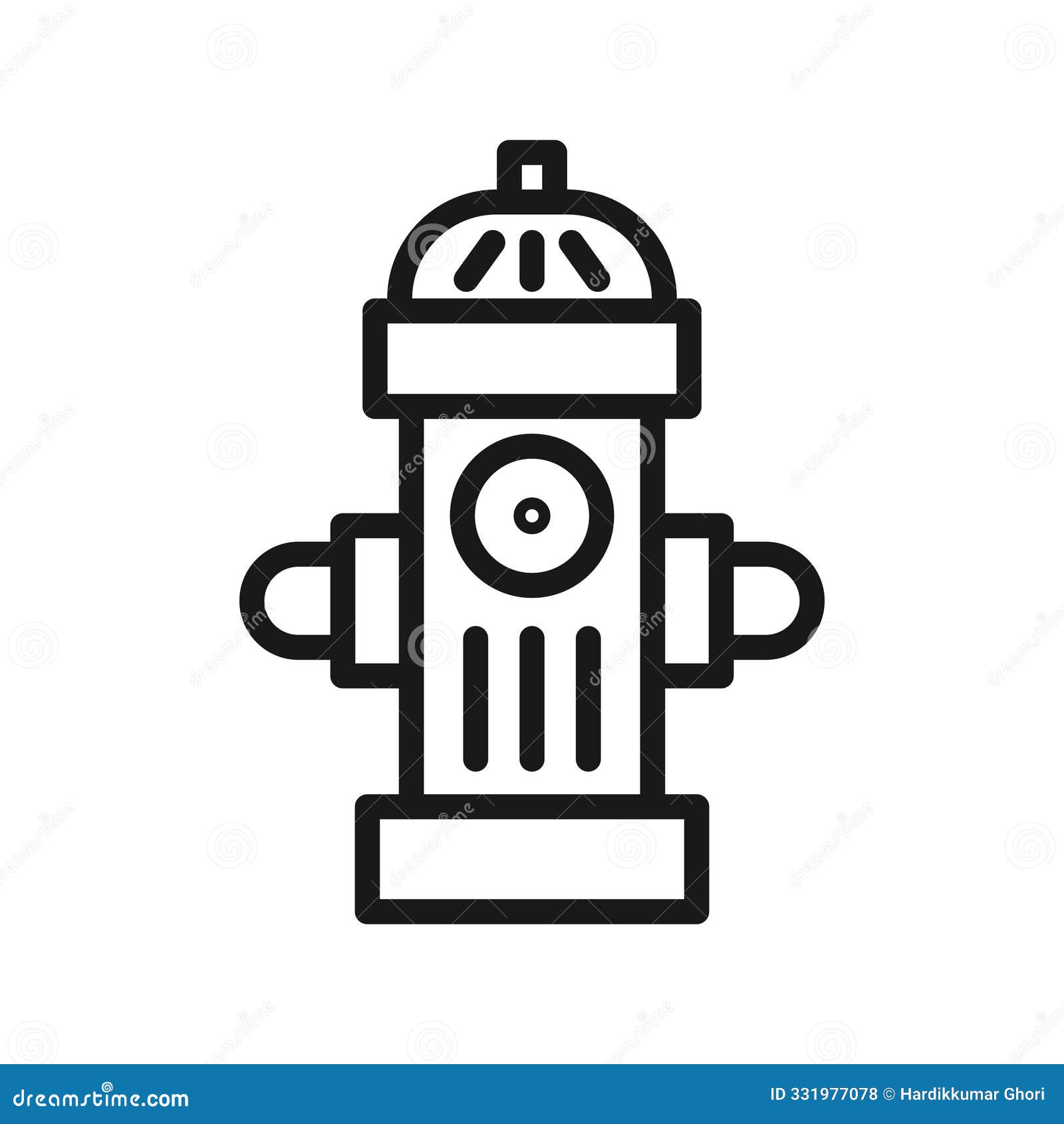Hydrant Icon Vector Isolated On White Background, Hydrant Sign , Sign ...