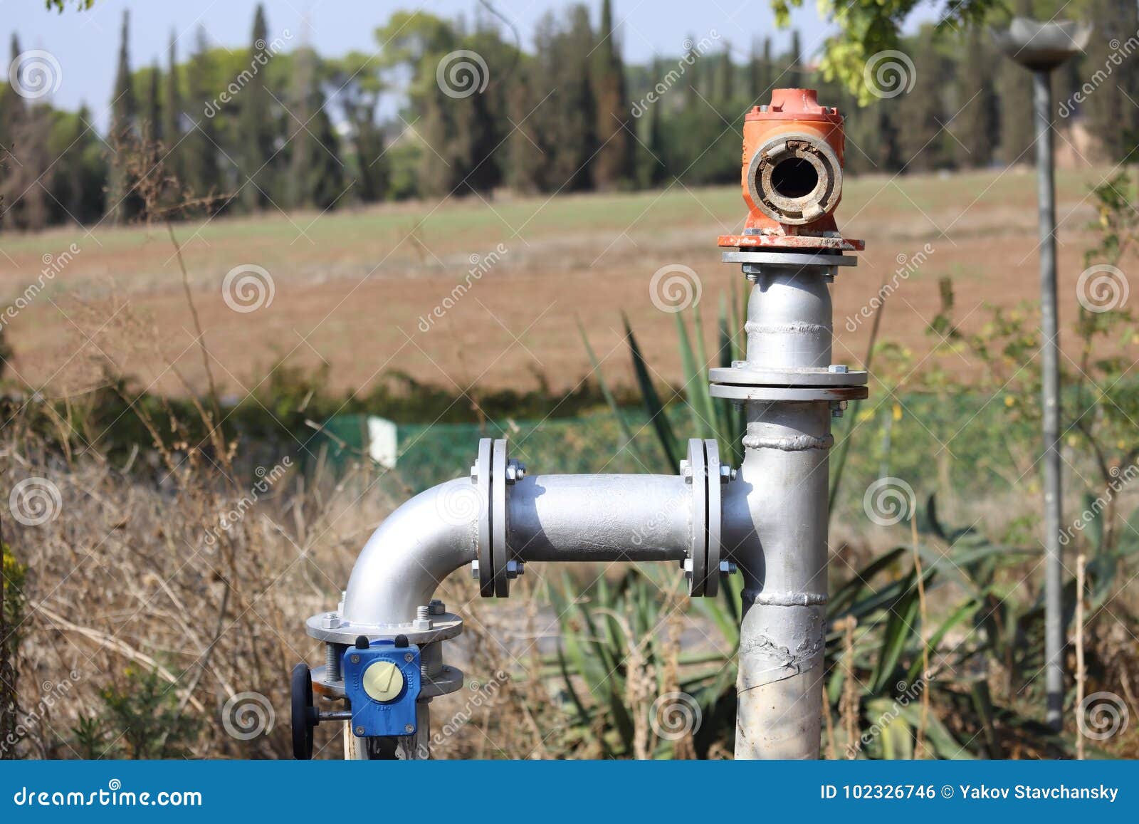Fire hydrant stock photo. Image of riser, faucet, installed - 102326746