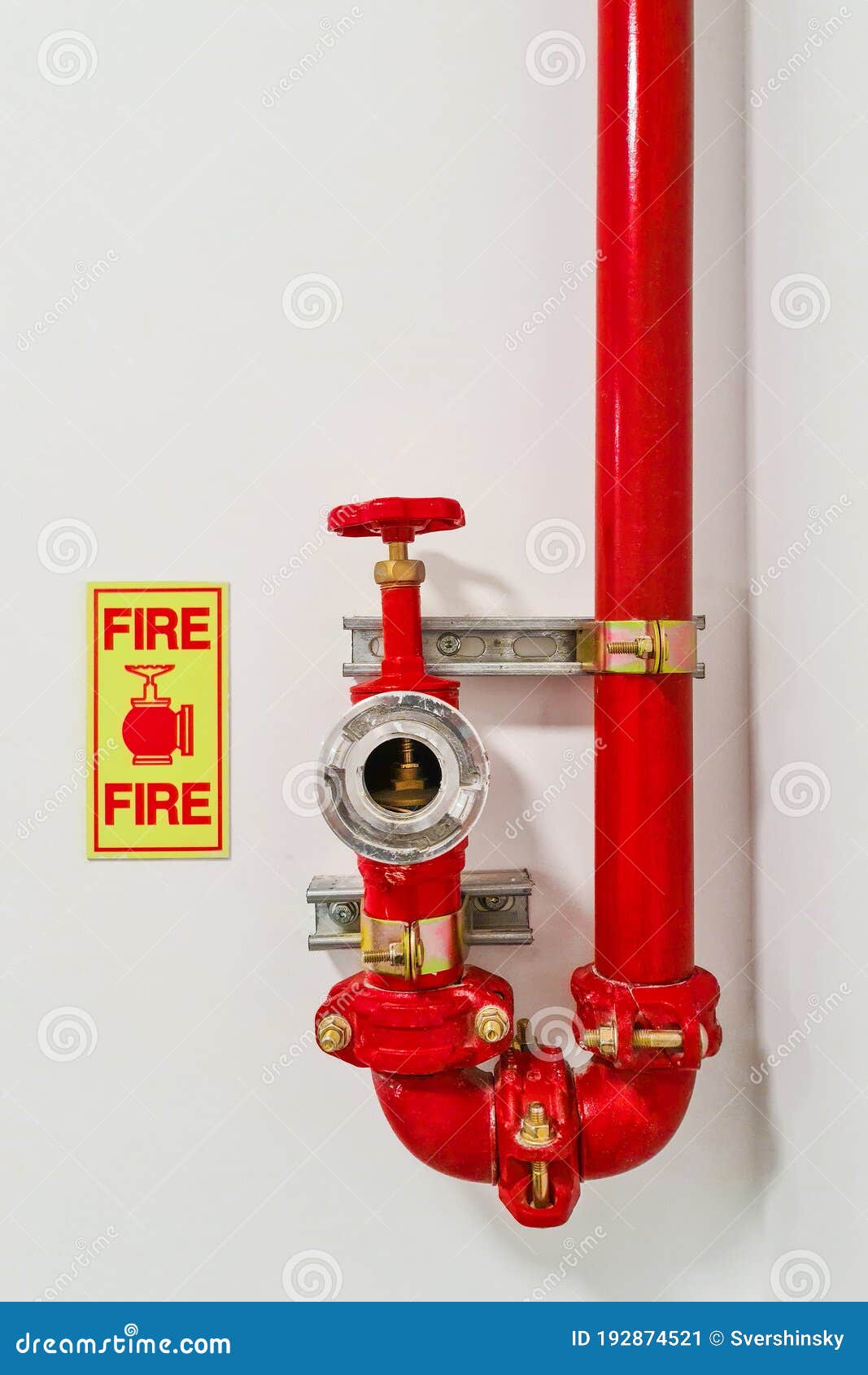 Fire Hydrant Isolated on White Background Stock Image - Image of metal ...