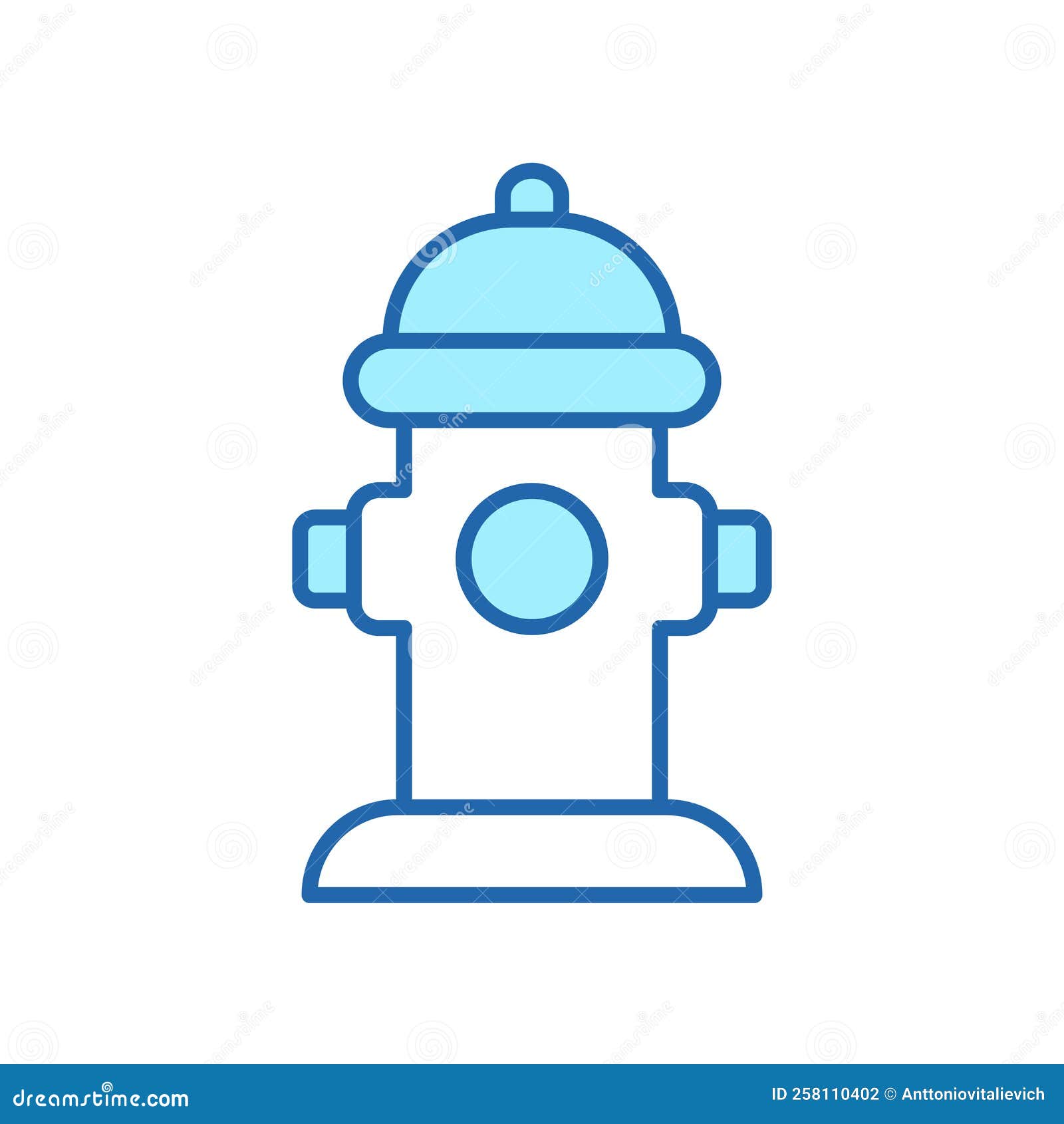 Fire Hydrant Line Icon. Fire Extinguishing Hydrant Linear Icon ...