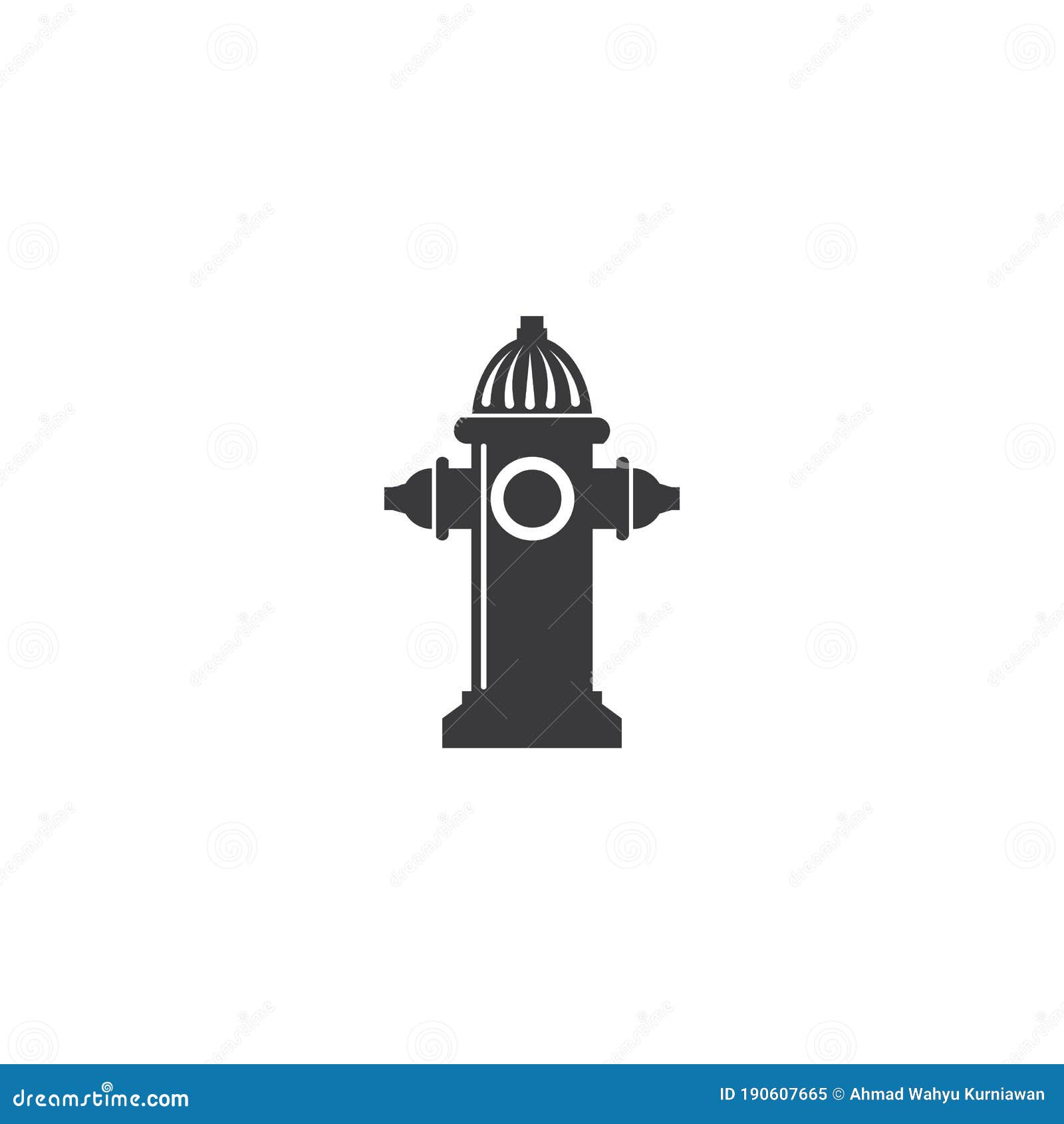 Fire hydrant logo and icon stock vector. Illustration of pipe - 190607665